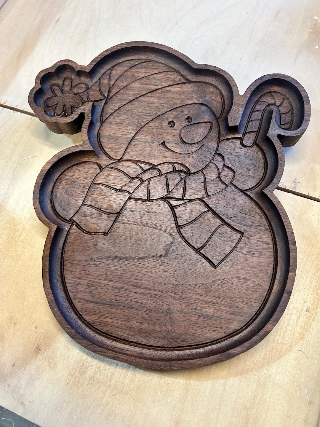 Decorative Winter Tray, Centerpiece, Gift, Christmas Candy Tray ...