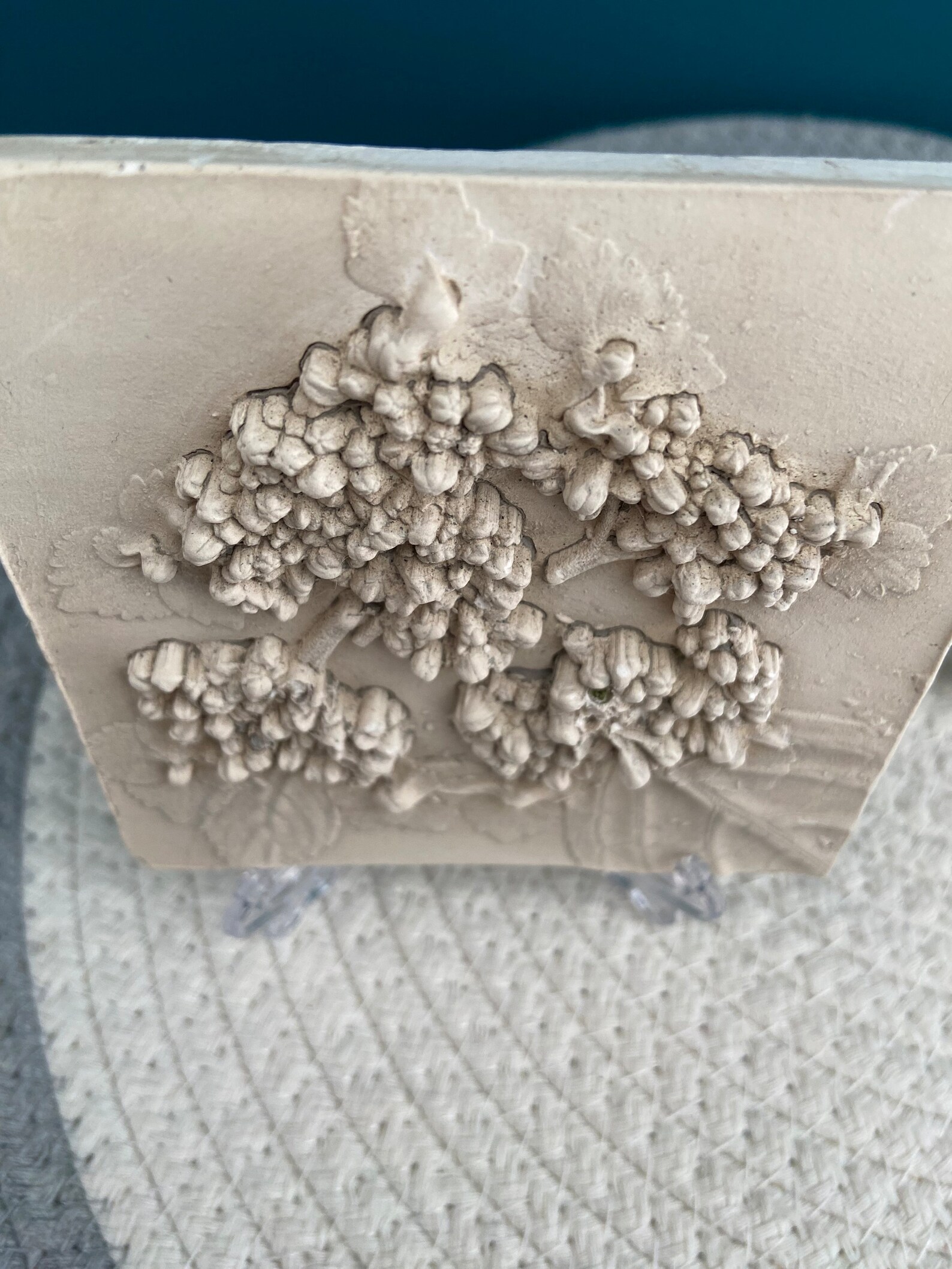 Hydrangea Decorative Plaster Tile Moulding. Calming Decor. - Etsy