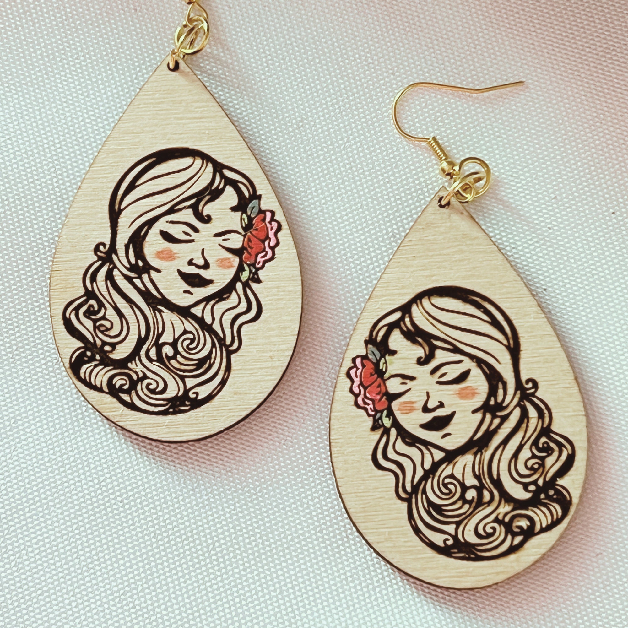 Island Girl SVG Earring File for Laser Cutters Digital Download No ...