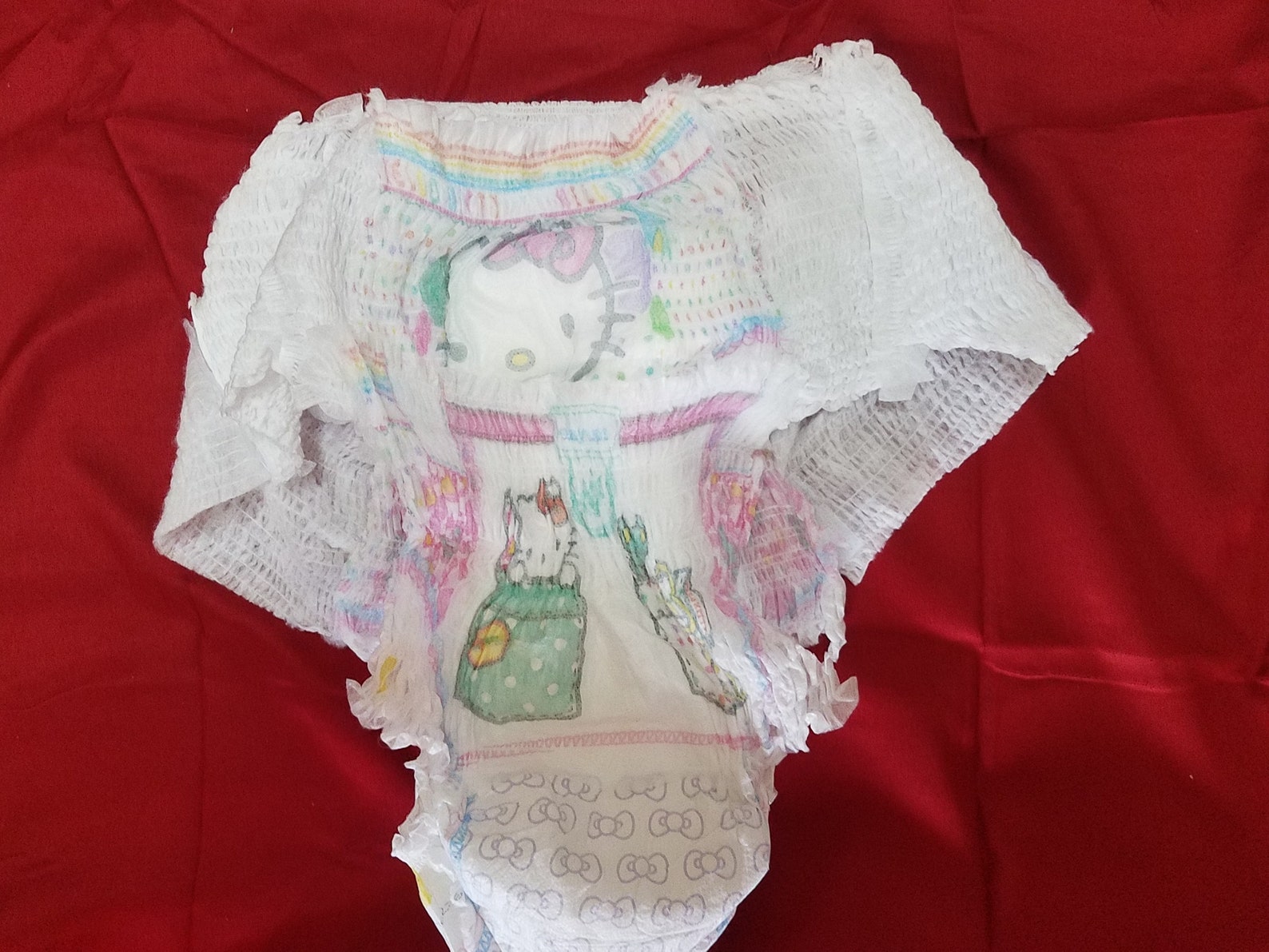 HELLO KITTY Upsized ABDL Undererpants desechables Ajustable | Etsy