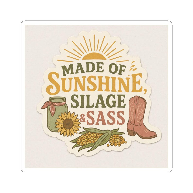 Sunshine Silage Sass Sticker | Farmhouse Decor - Etsy