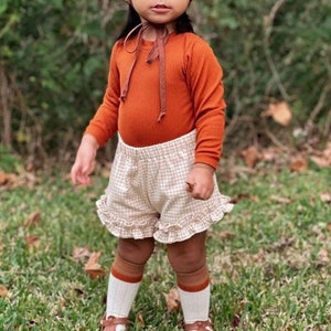 Josey Shorts PDF Sewing Pattern, Ruffle Shorts, Girl Shorts, Easy ...