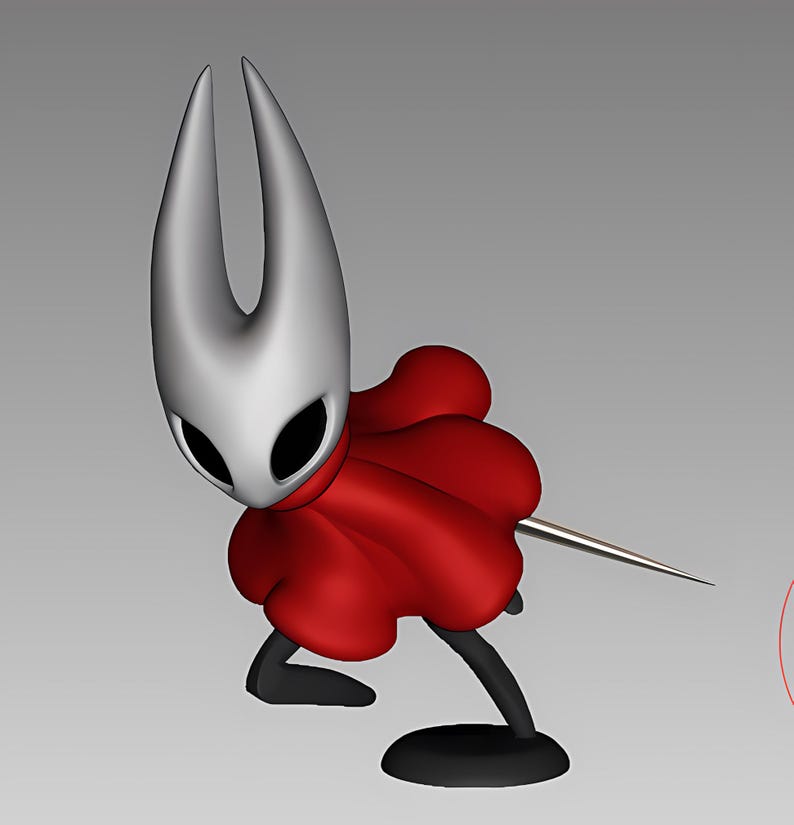 Thicc Hornets STL File | Hollow Knight Inspired Sexy Warrior | Curvy ...