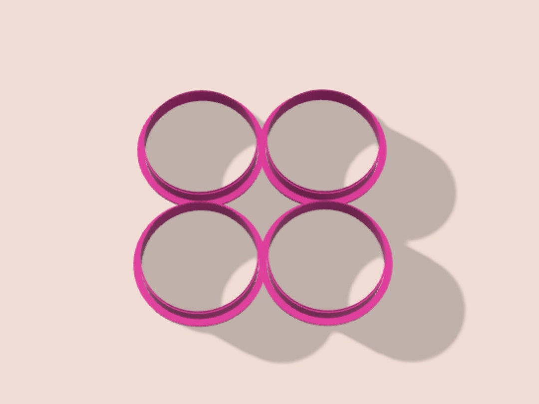 Multi Circle Shape Cookie Cutter, Sharp Edge, Easy to Cut - Etsy