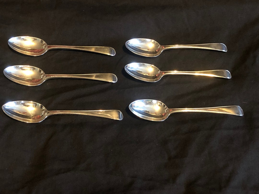Six Georgian Silver Desert Spoons Mary Chawner 1828 1843 - Etsy