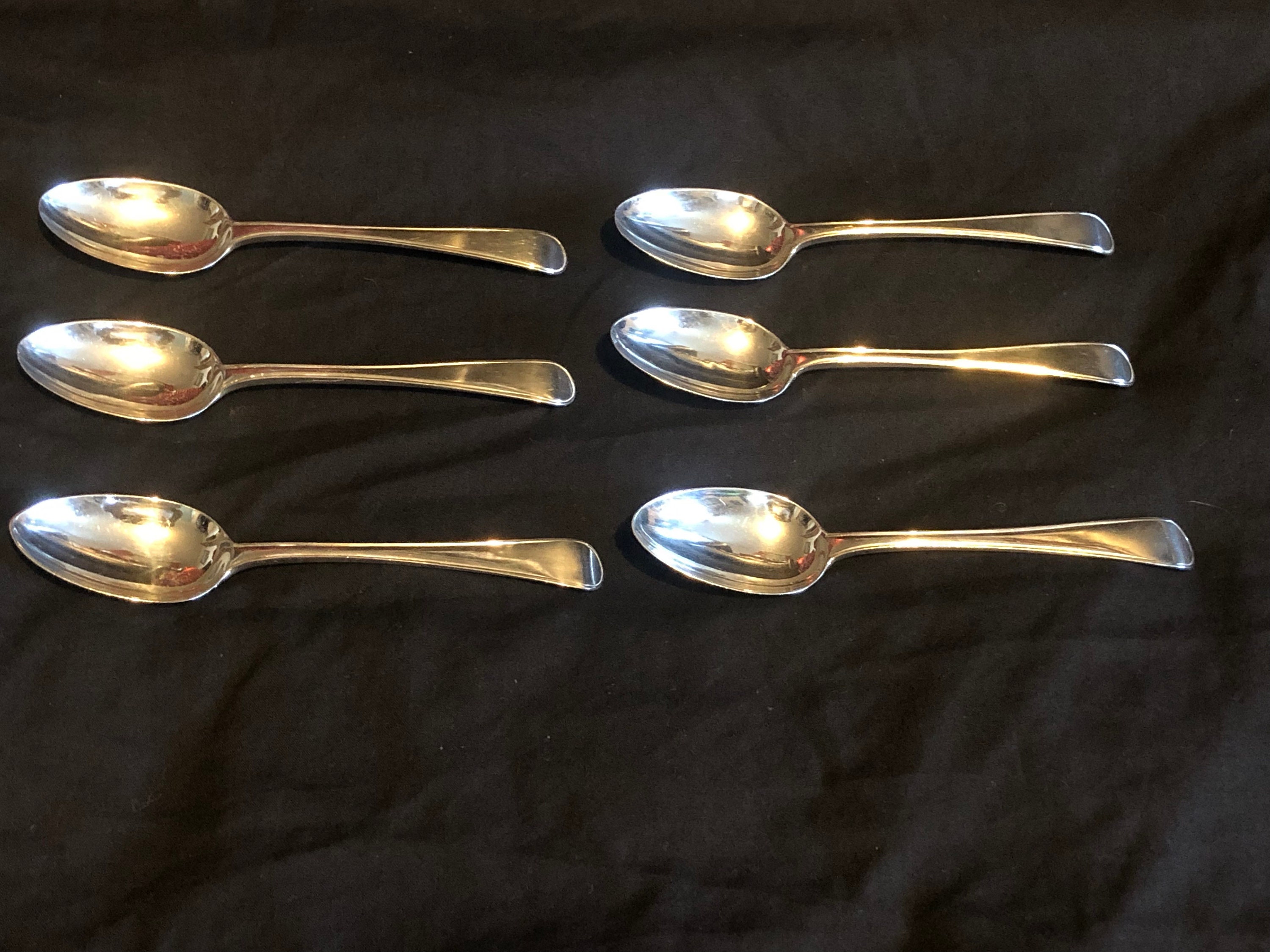 Six Georgian Silver Desert Spoons Mary Chawner 1828 1843 - Etsy