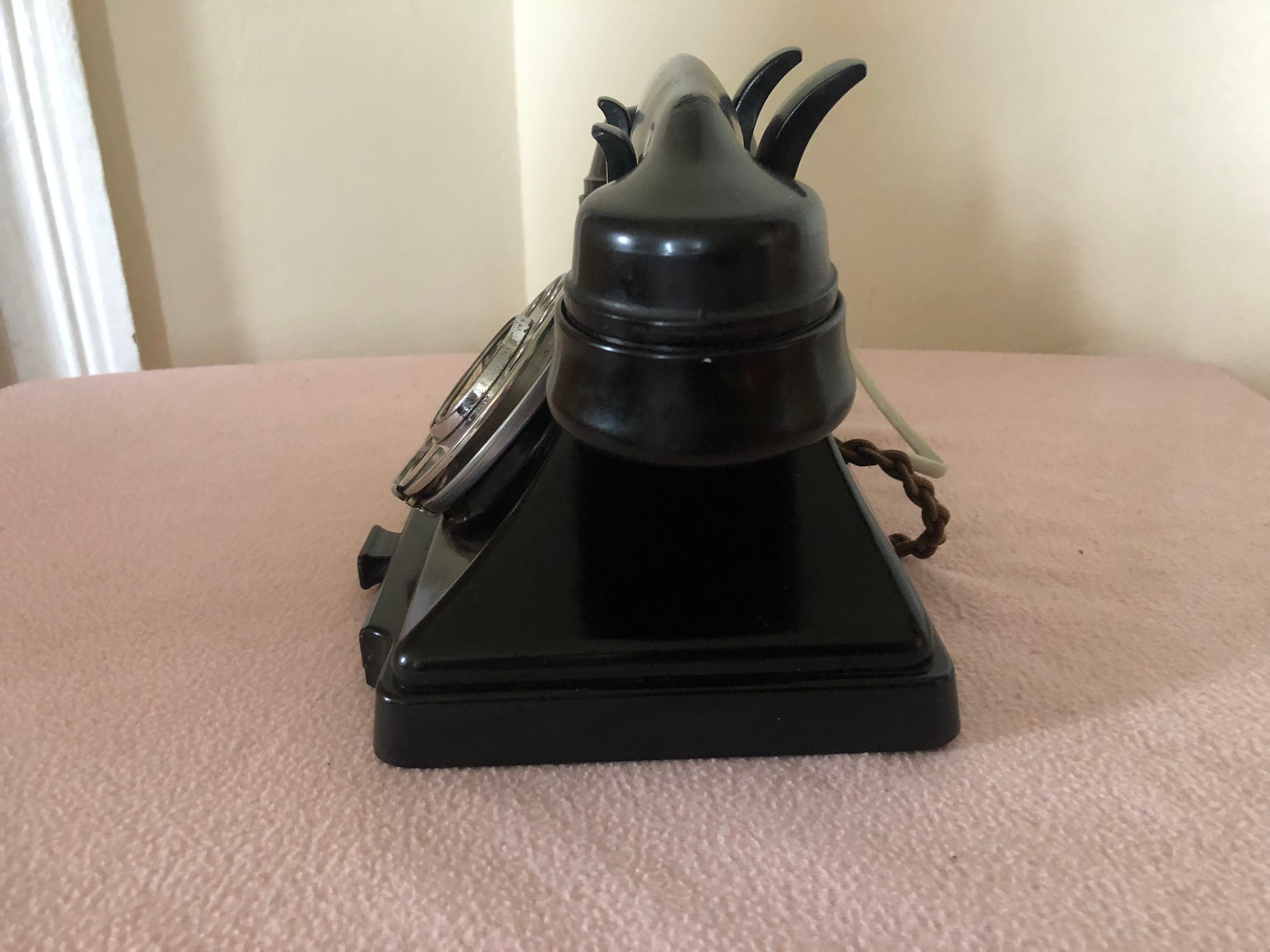 Vintage Bakelite Pyramid Telephone Converted - Etsy