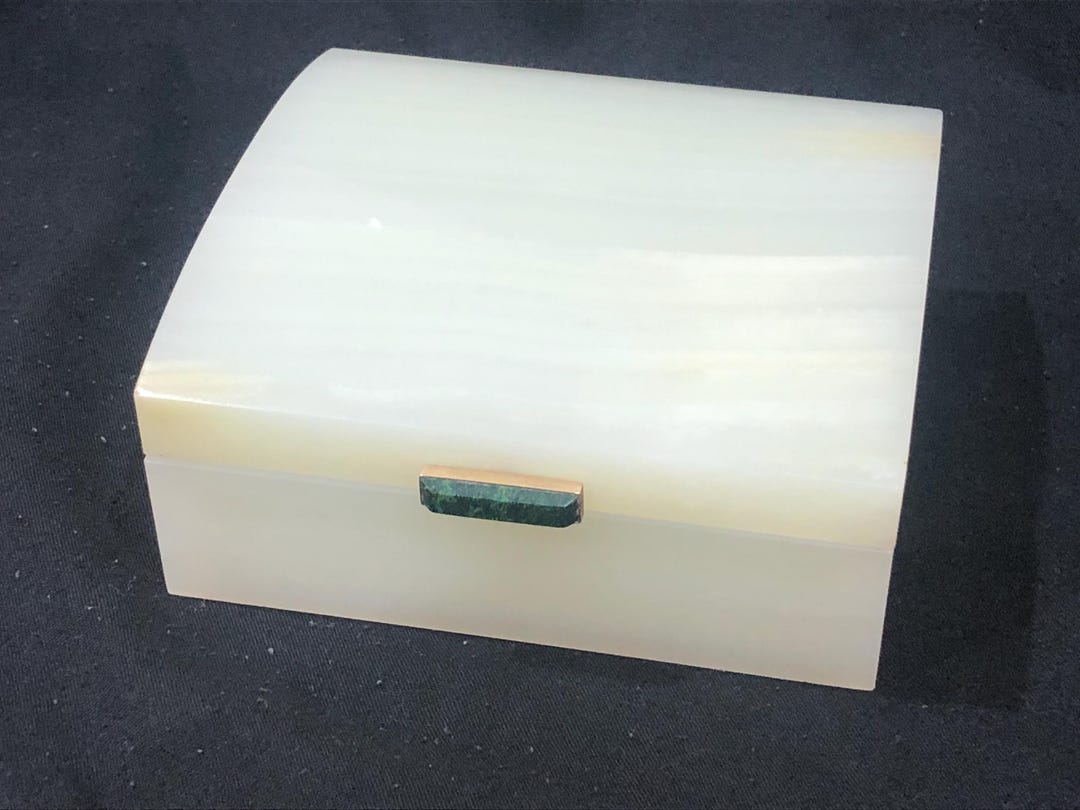 Fabulous Art Deco Marble Cigarette/trinket Box Henry Griffiths & Sons ...