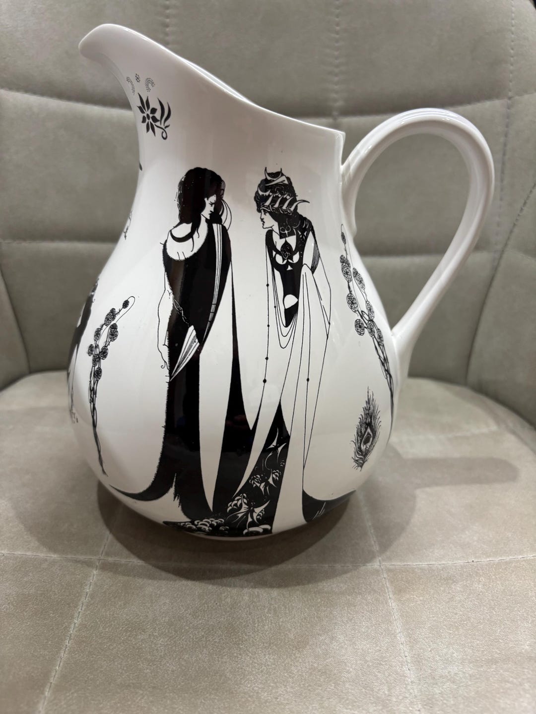 POOLE Pottery the BEARDSLEY Collection 8.5" Jug Good Condition England ...