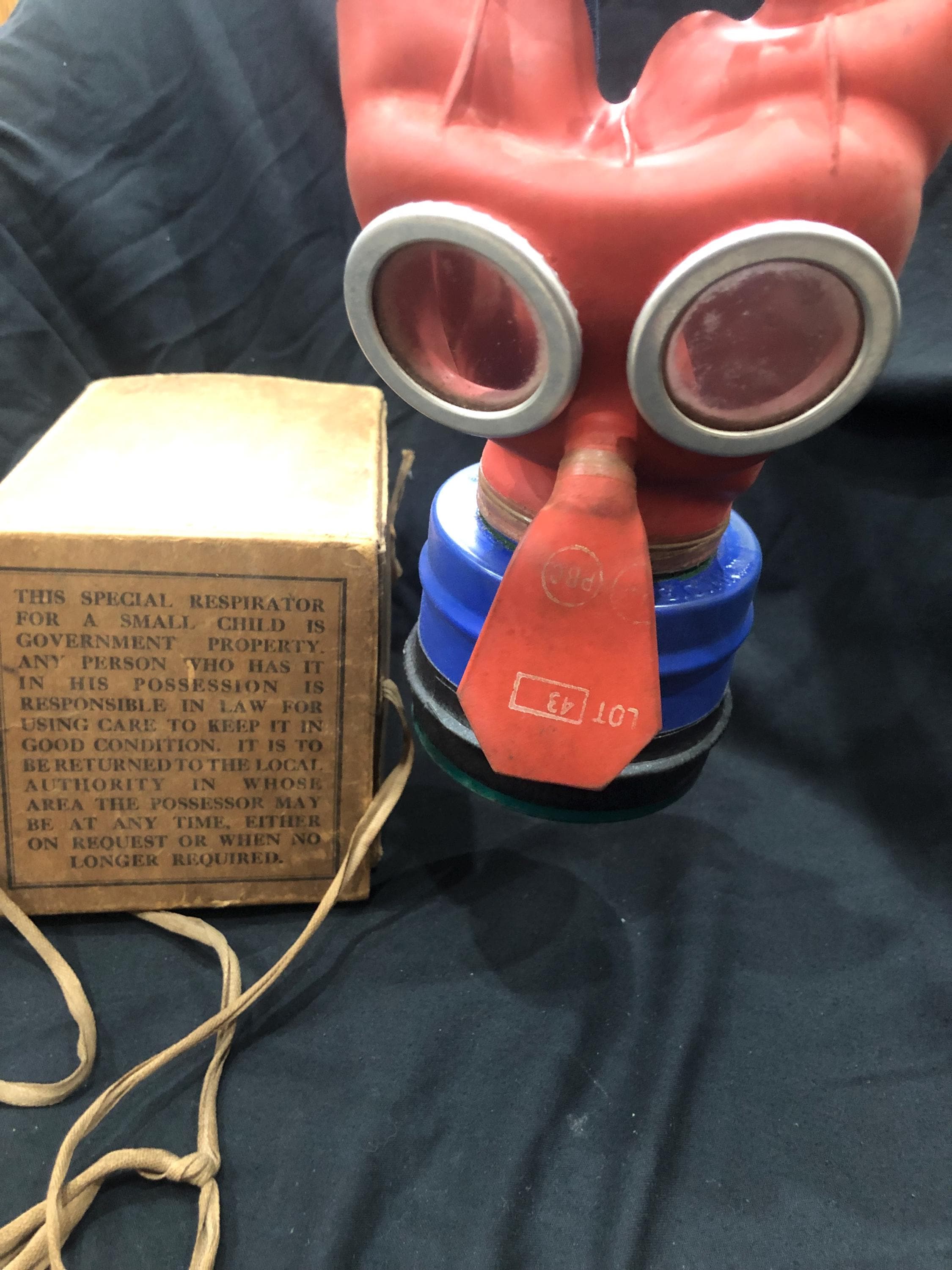 WW2 "mickey Mouse" Childs Respirator - Etsy
