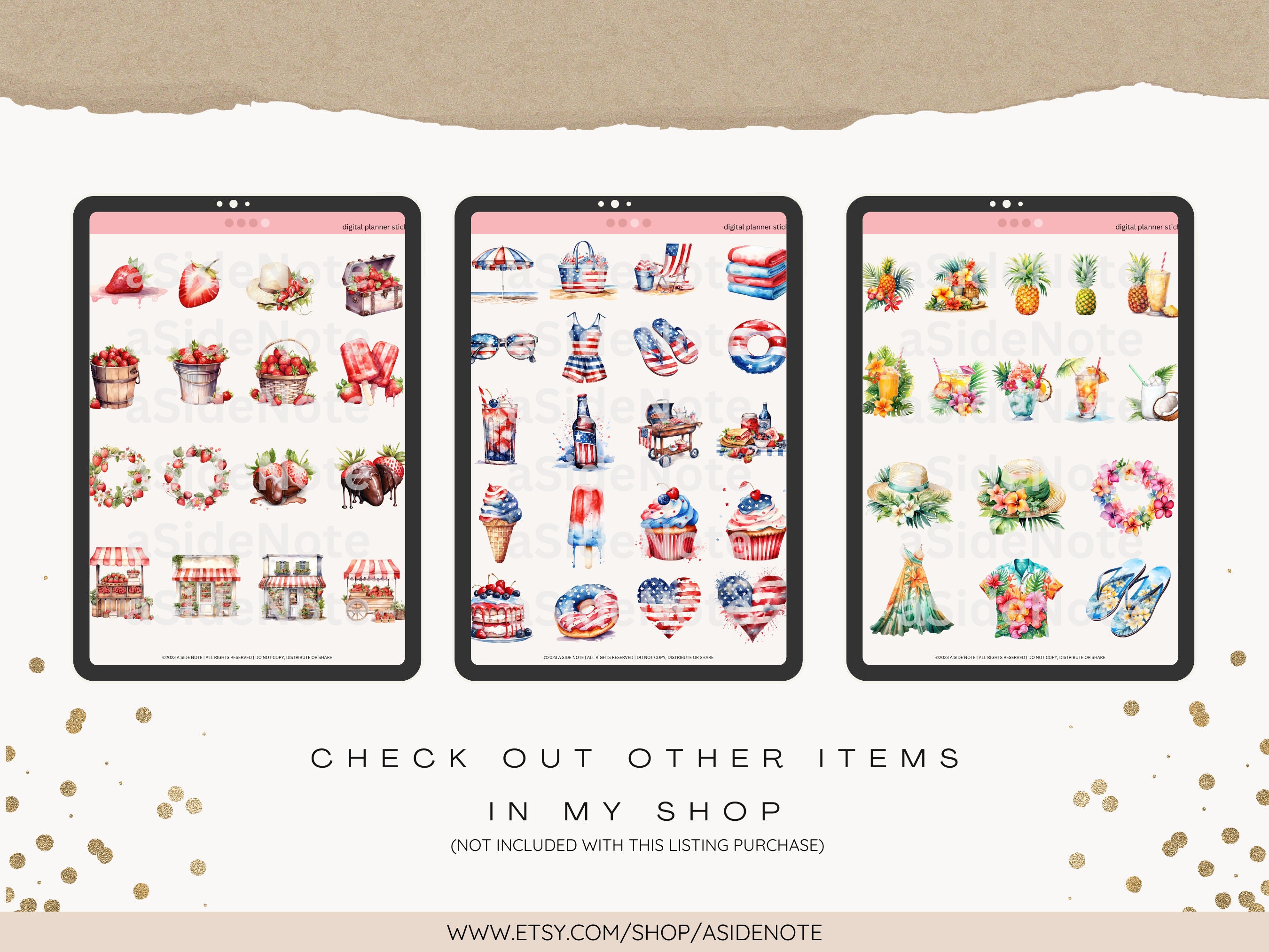 Everyday Life Text With Icons Goodnotes Planner Stickers | Notability ...