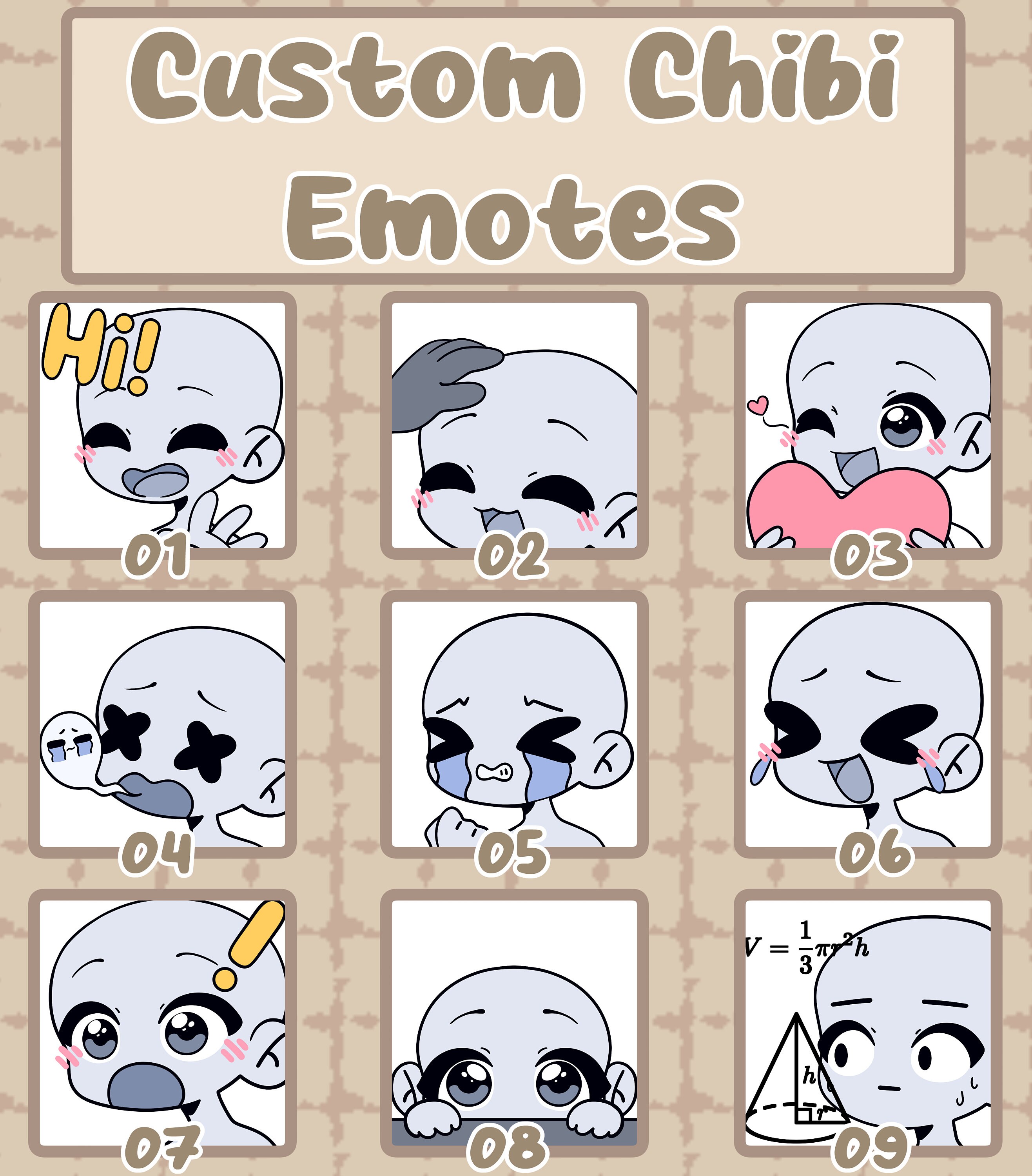 READ DESCRIPTION - Emote Commissions! - Etsy