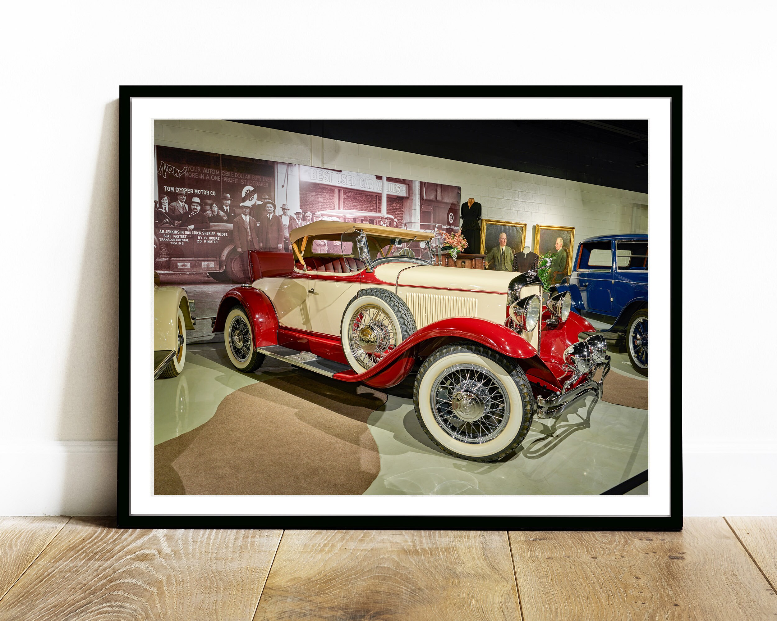 Poster of 1931 Studebaker Six Roadster at the Studebaker Museum in ...