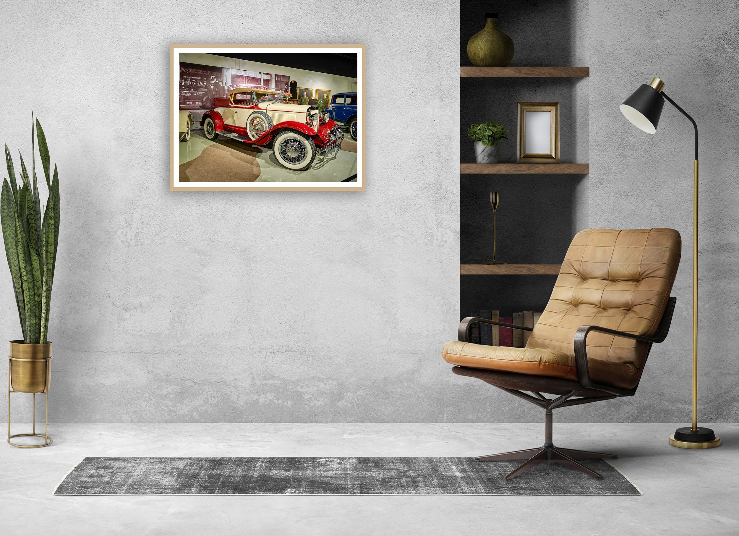 Poster of 1931 Studebaker Six Roadster at the Studebaker Museum in ...