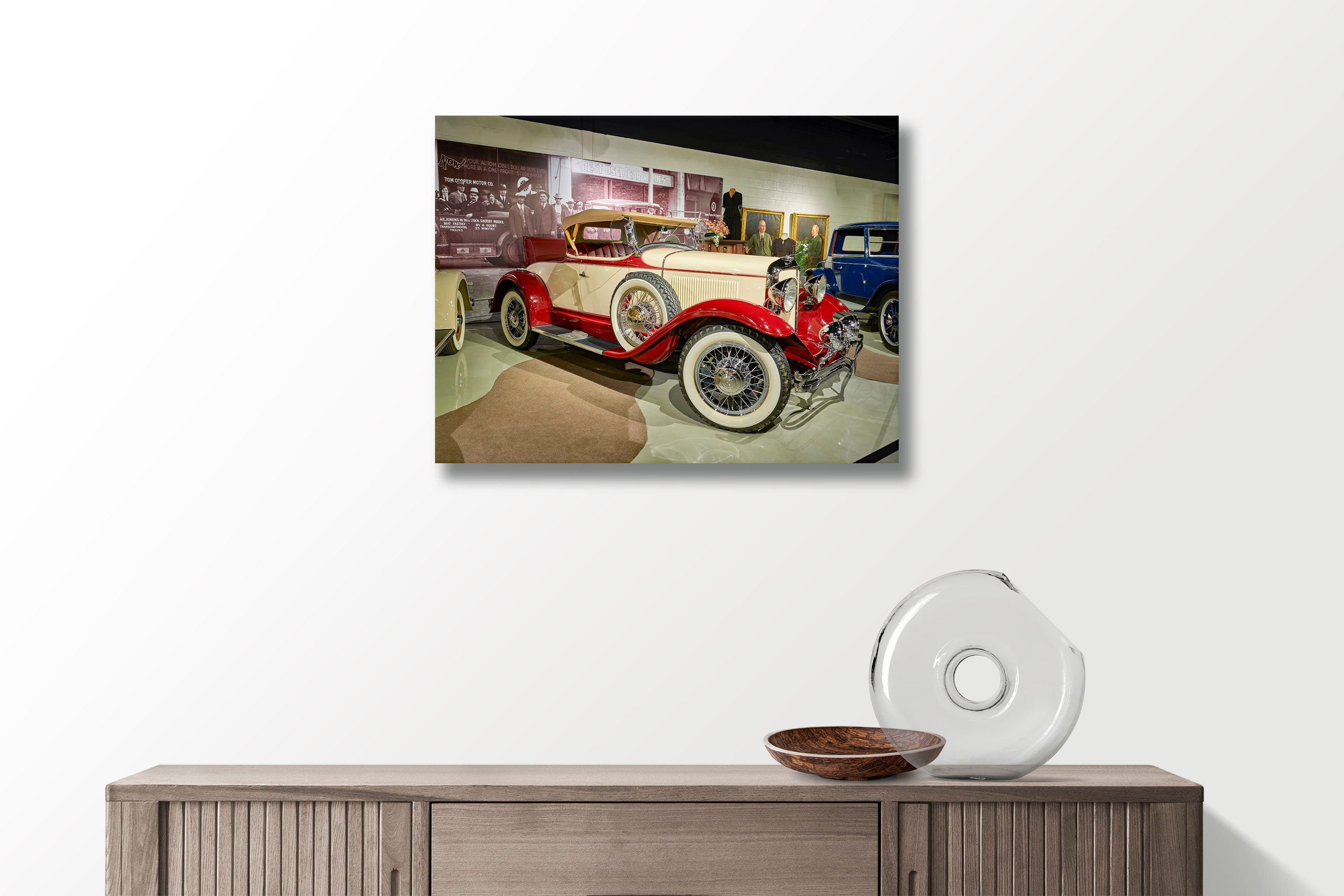 Poster of 1931 Studebaker Six Roadster at the Studebaker Museum in ...