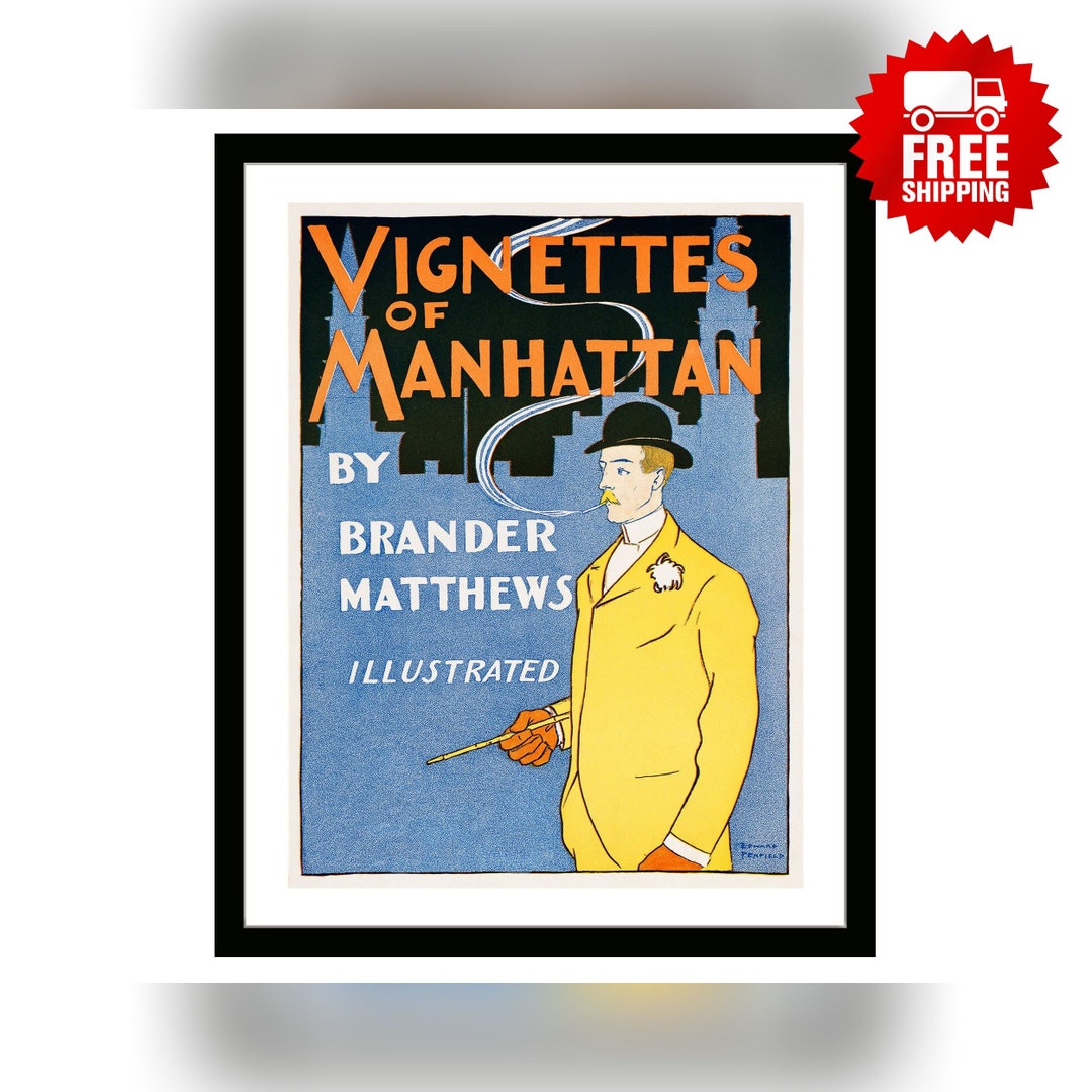 Vintage American Men Fashion Poster by Edward Penfield. Magazine Cover ...