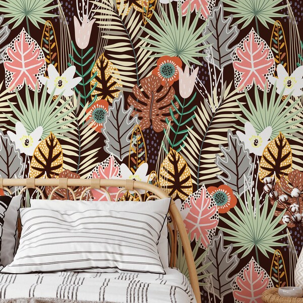 Big Print Wallpaper - Etsy