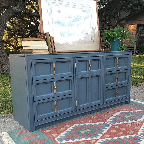 Blue Dresser - Etsy