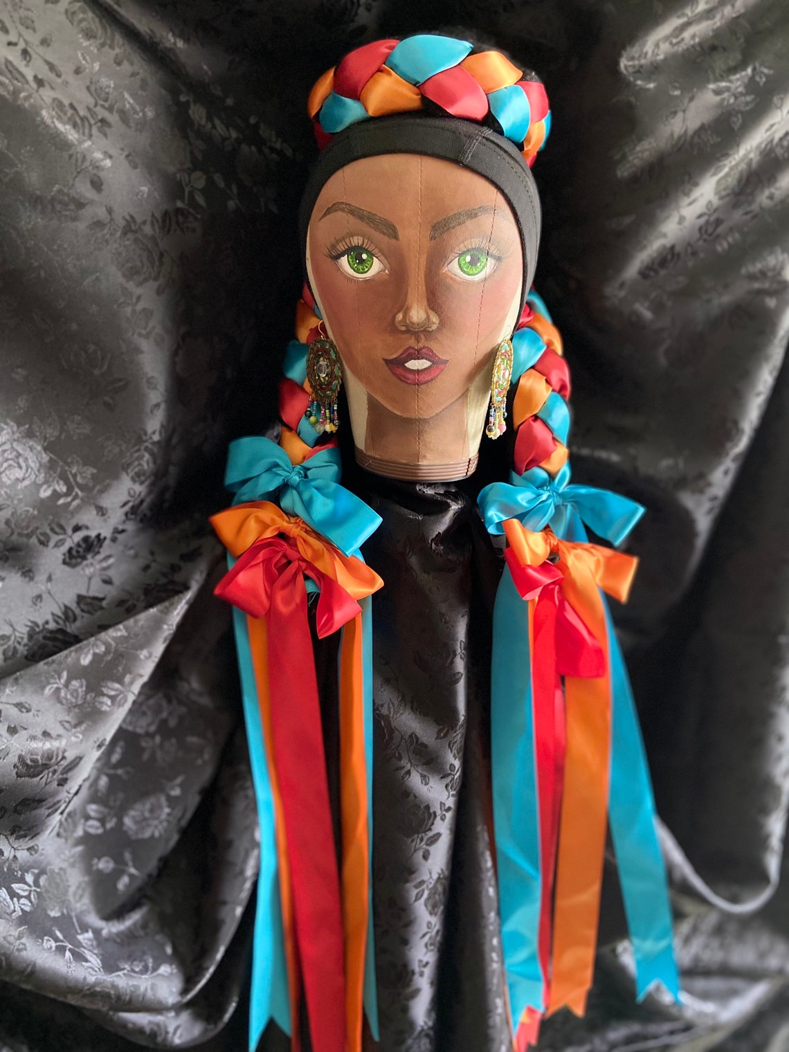 Custom Folklorico Headpiece Mexican Braid Folklorico - Etsy