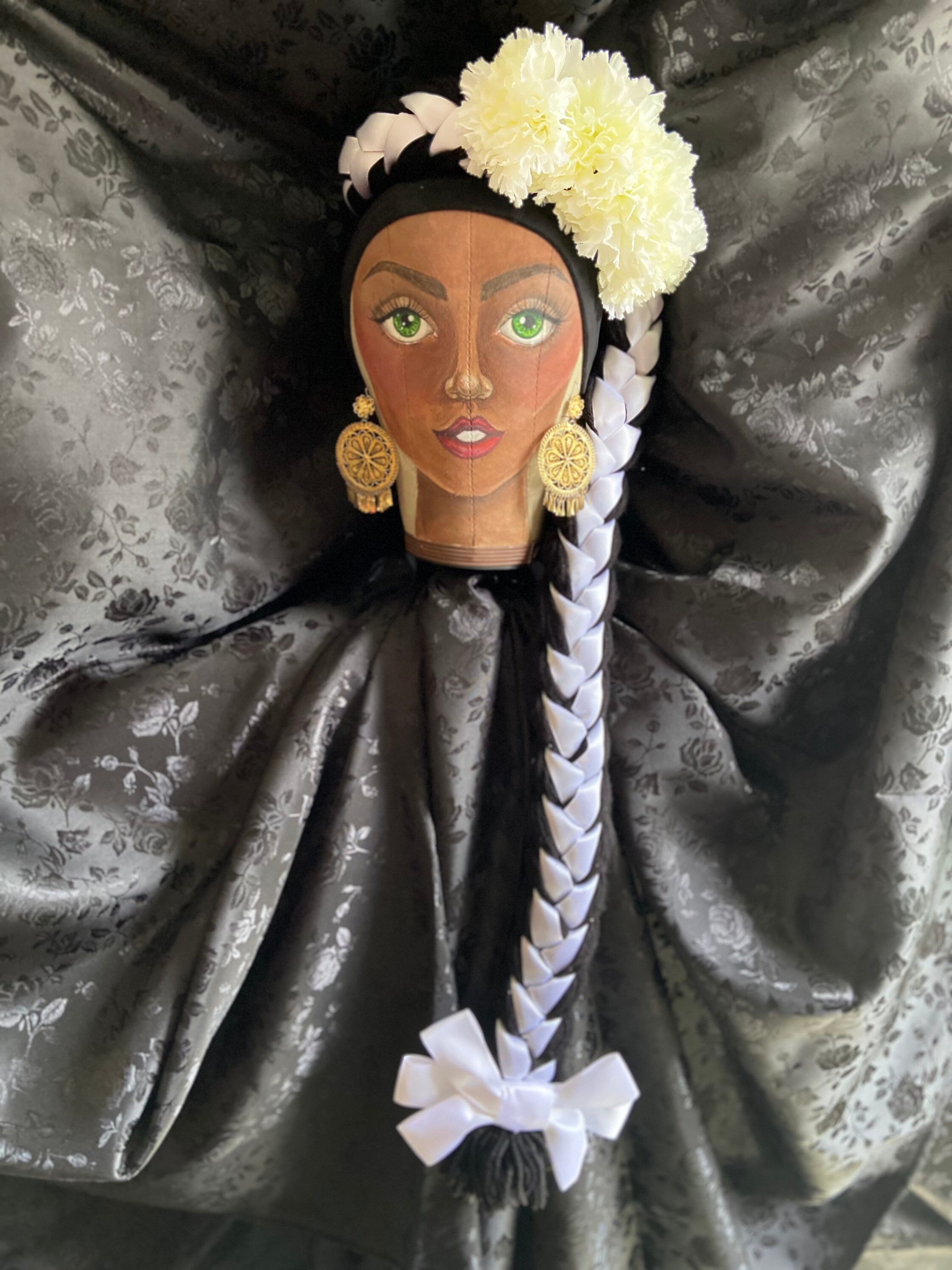 Custom Folklorico Headpiece Mexican Braid Folklorico - Etsy