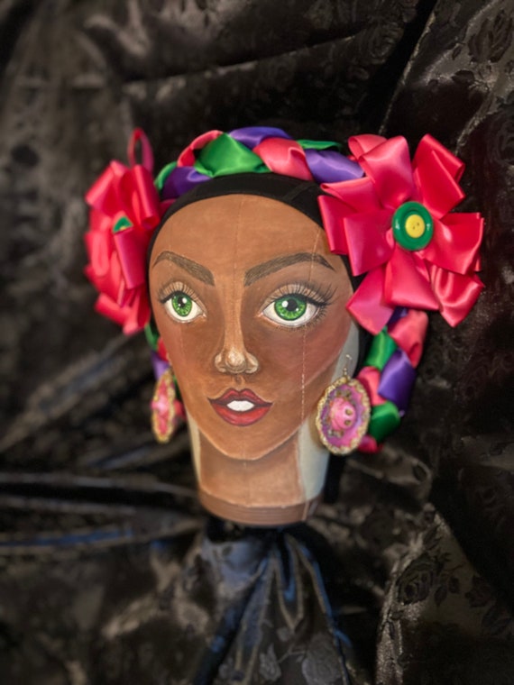 Custom Folklorico Headpiece Mexican Braid Folklorico - Etsy