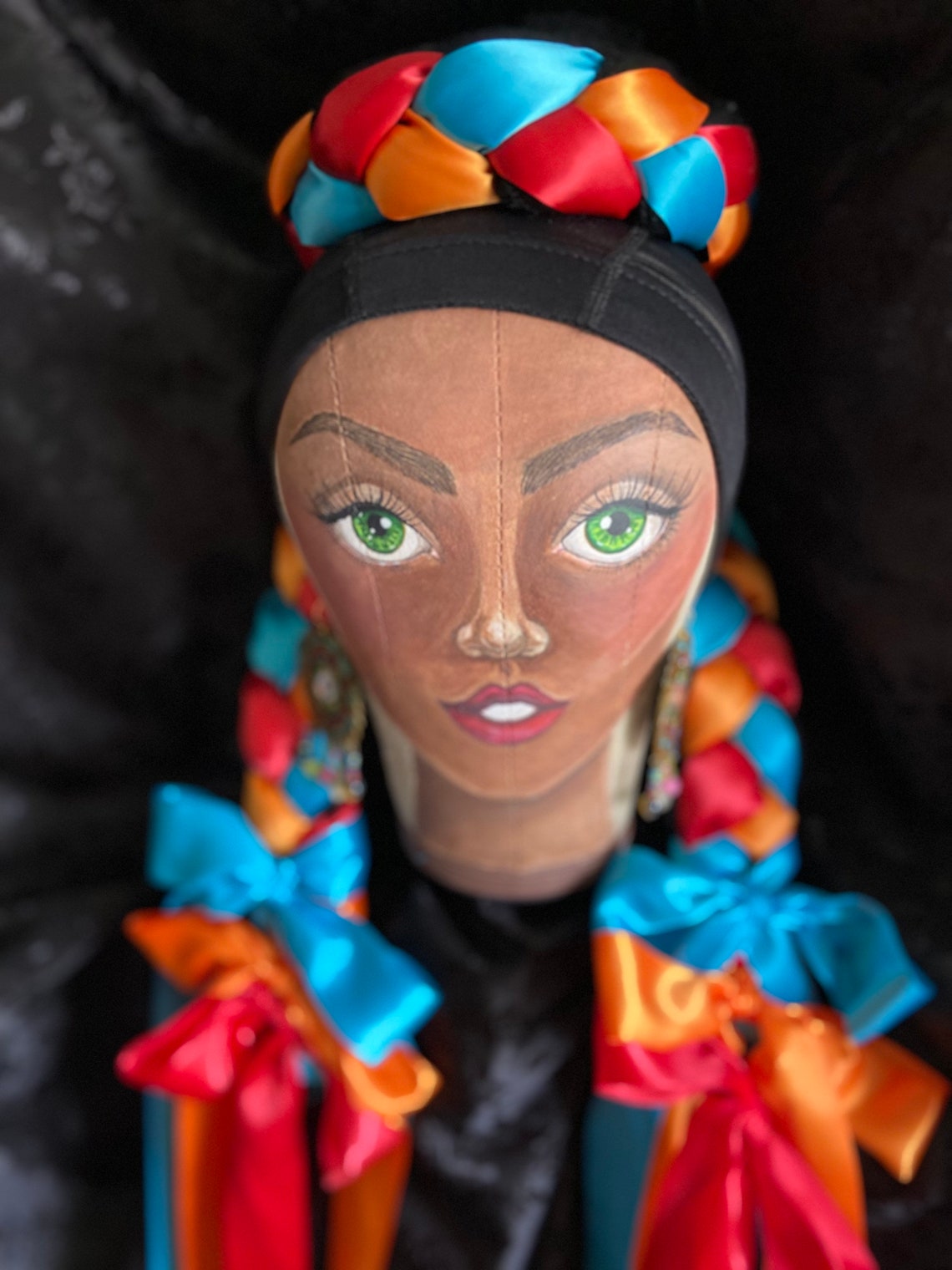 Custom Folklorico Headpiece Mexican Braid Folklorico - Etsy