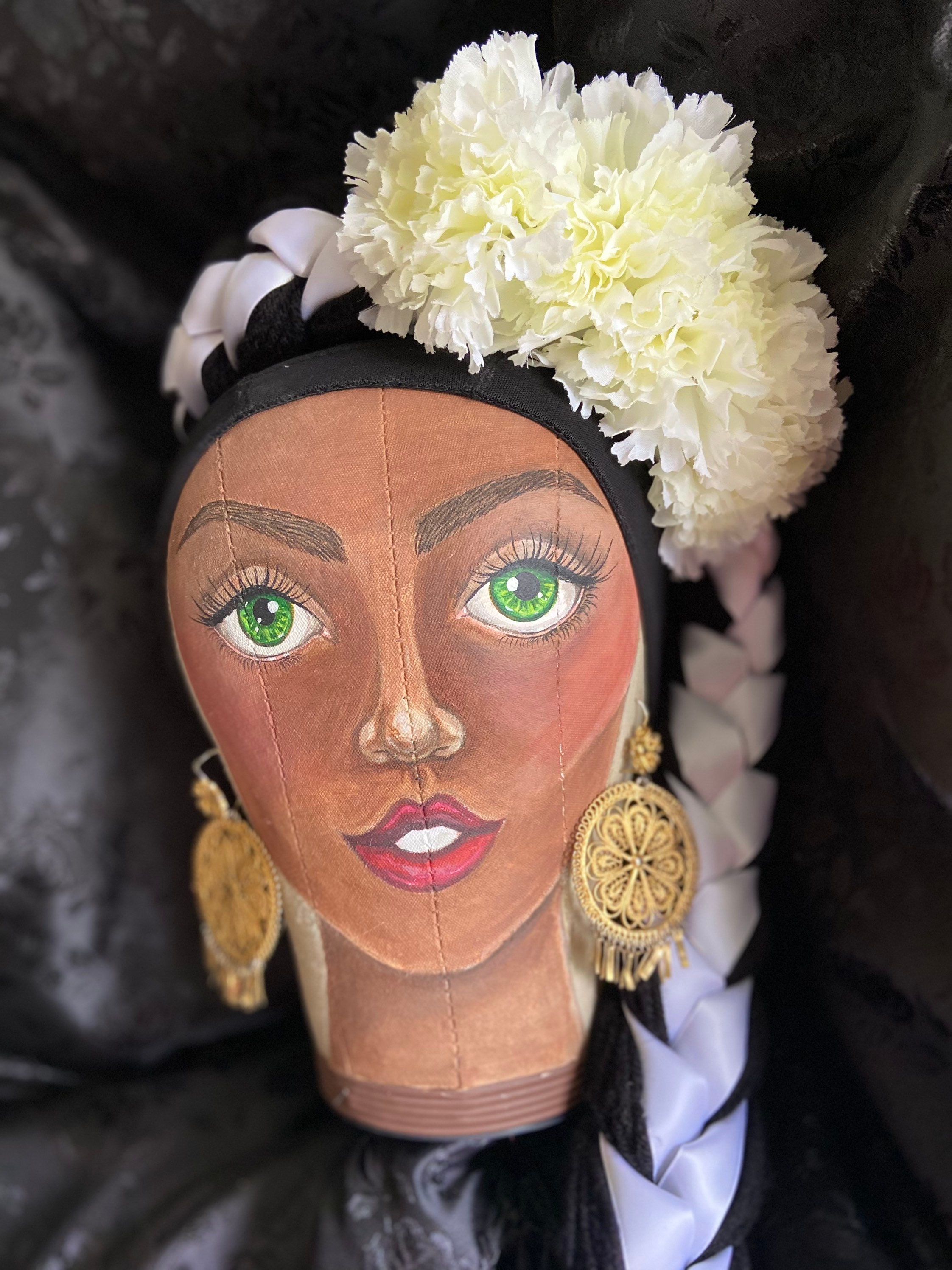 Custom Folklorico Headpiece Mexican Braid Folklorico - Etsy