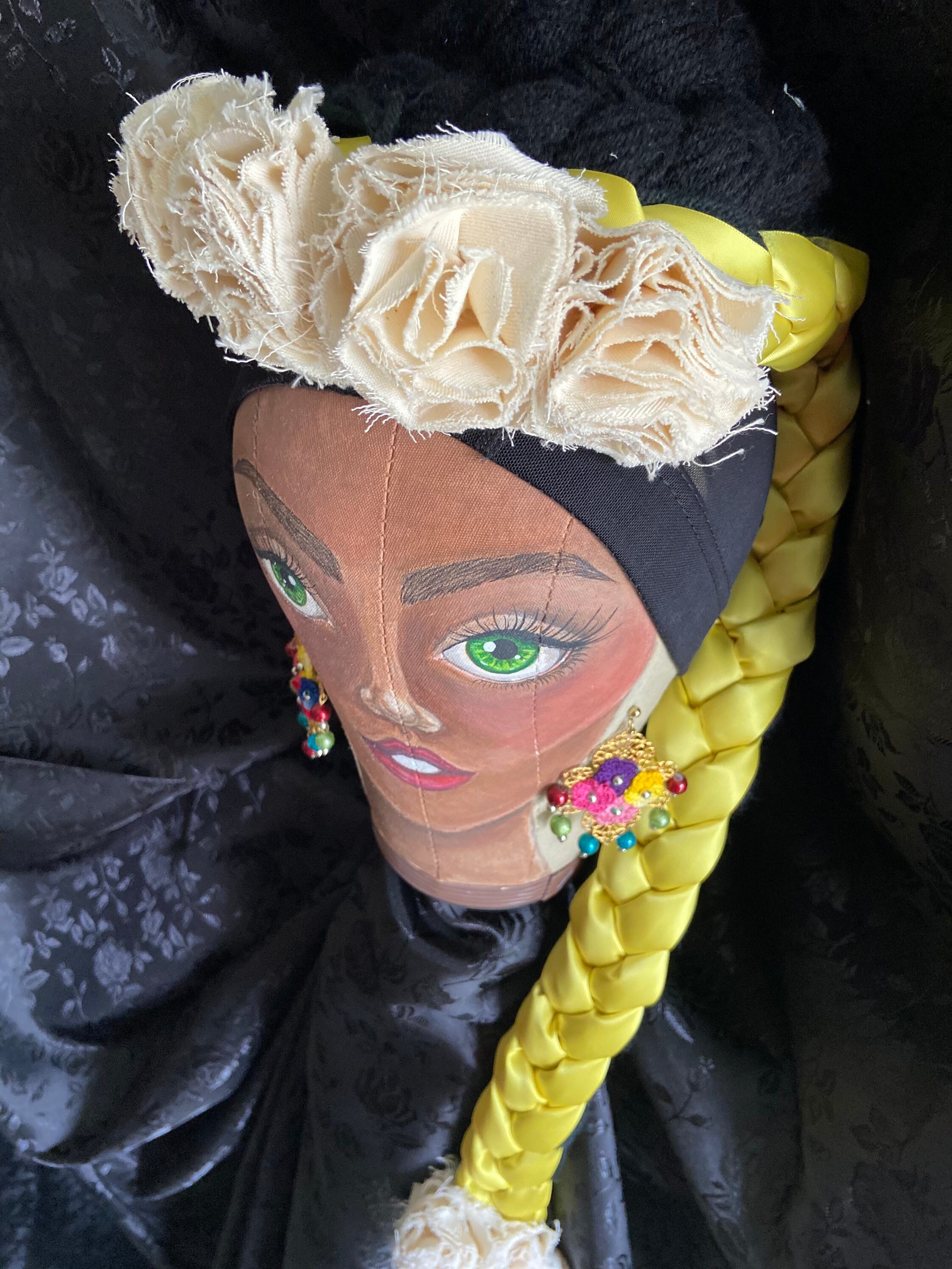Custom Folklorico Headpiece Mexican Braid Folklorico - Etsy