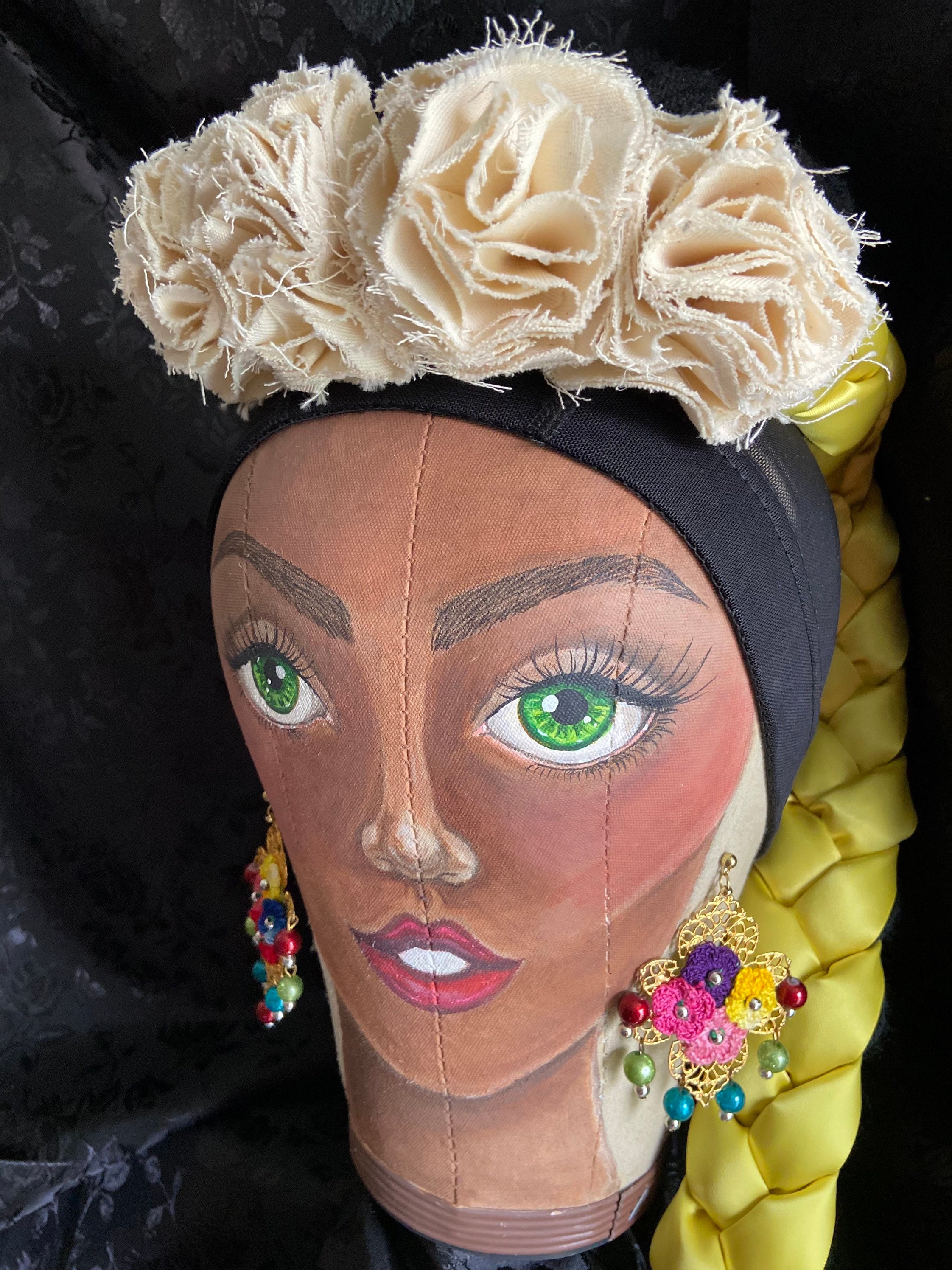 Custom Folklorico Headpiece Mexican Braid Folklorico - Etsy