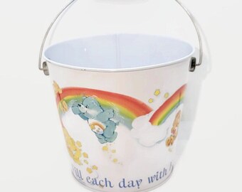 HTF 2002 Care Bears 'share Some Fun' Funshine Bear, Metal Tin Storage ...