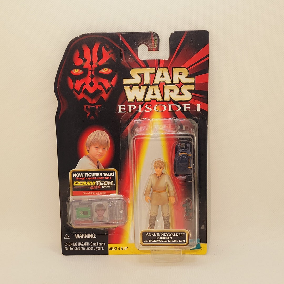 MOC 1998 Star Wars Anakin Skywalker tatooine W/ Commtech Chip, Episode ...