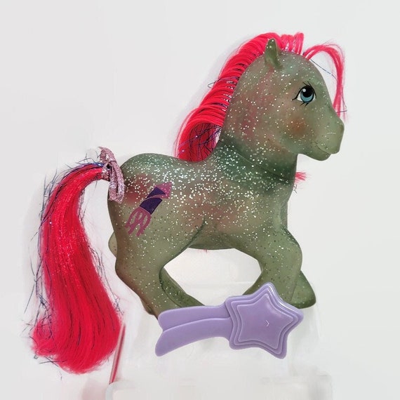 1988 My Little Pony Sparkle Ponies Sky Rocket, Vintage MLP 1988 My Little Pony Sparkle Ponies Sky Rocket, Vintage MLP