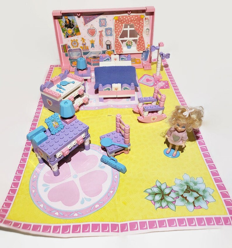 1990 Dream Builders Teen Bedroom, Hard to Find 100% Complete, Tyco ...