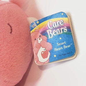 HTF 8 Care Bears Smart Heart Bear, NWT Beanie Plush 2004 Collector's ...