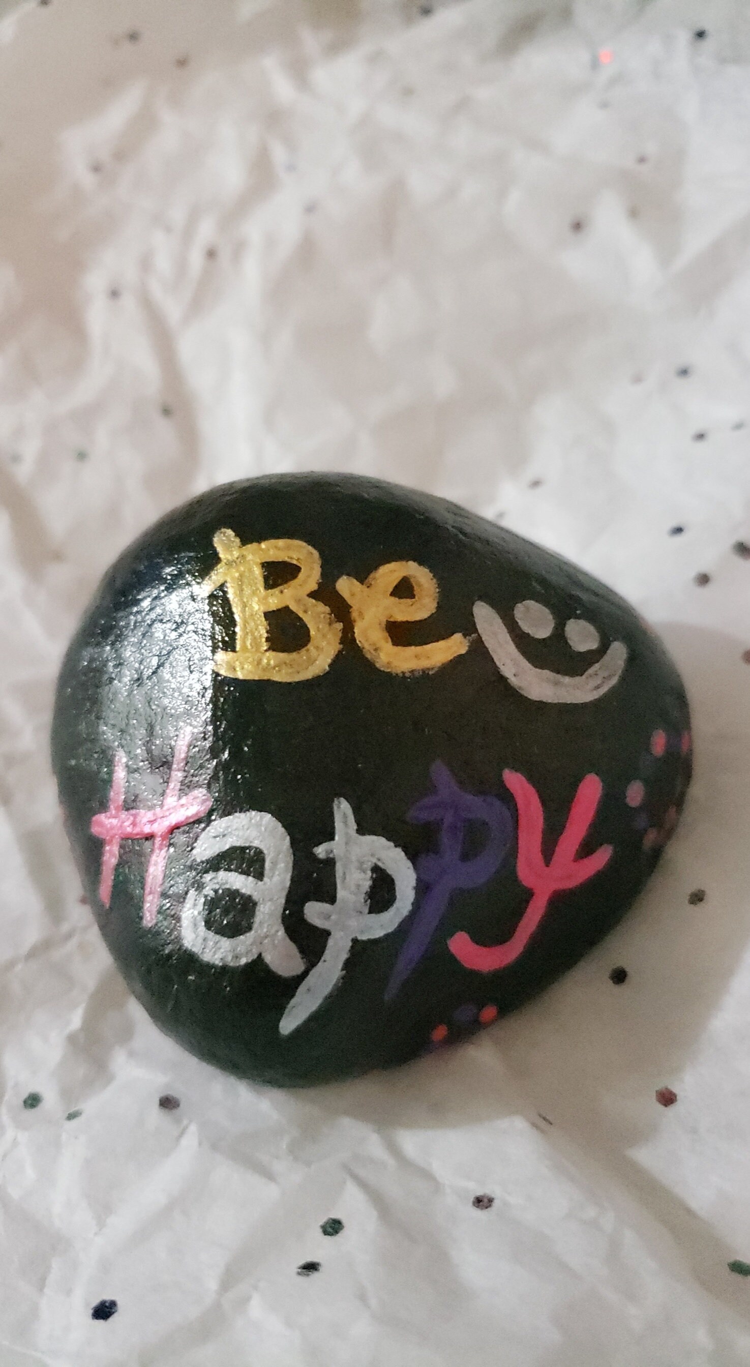 Fireworks Painted Rock - Etsy