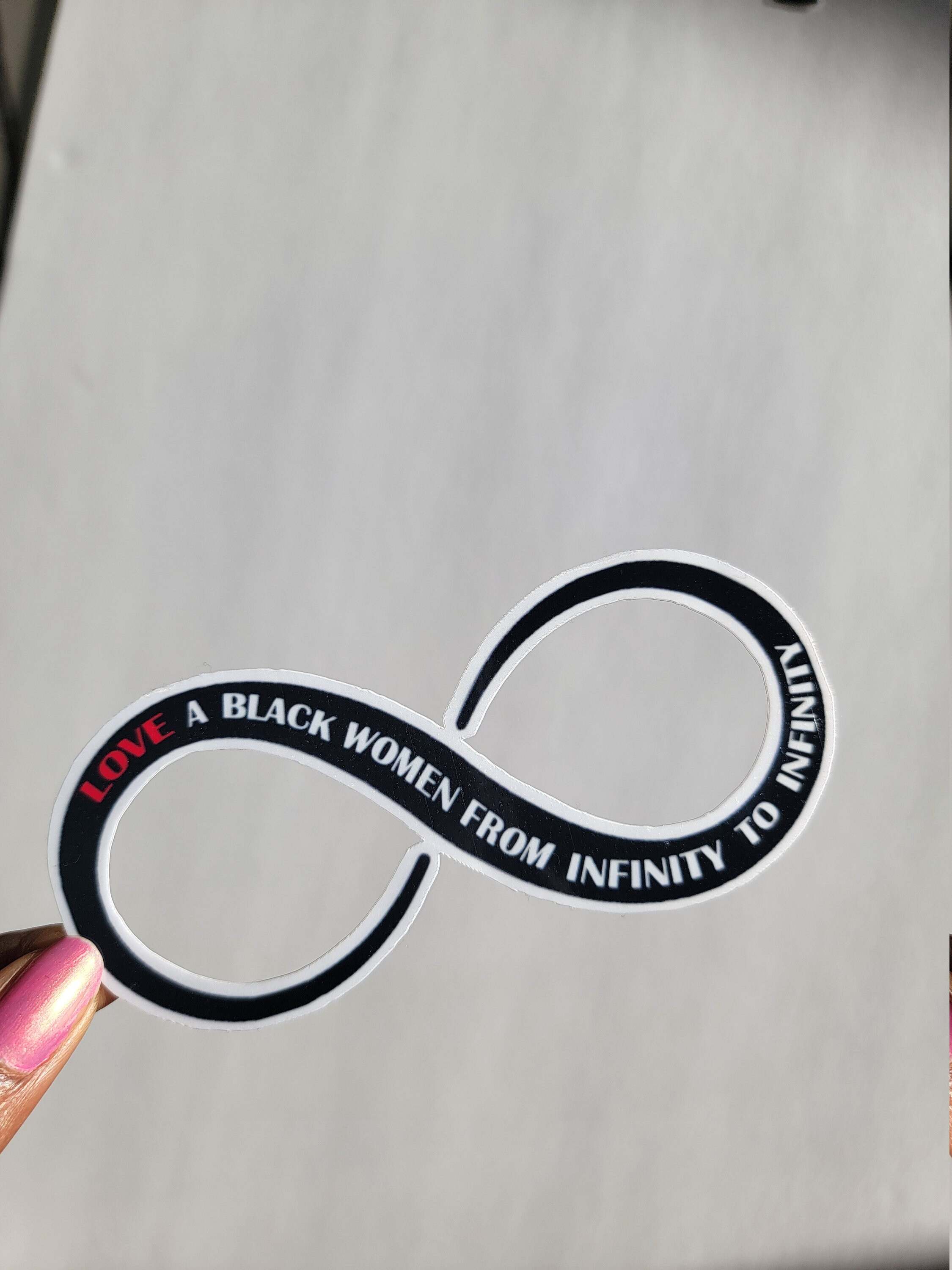Electronics & Accessories Laptop Vinyl Love a Black Women from Infinity ...