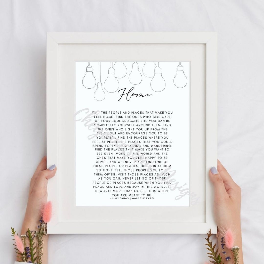 Digital Quote Line Art Print | Instant Download | Inspirational Quote ...