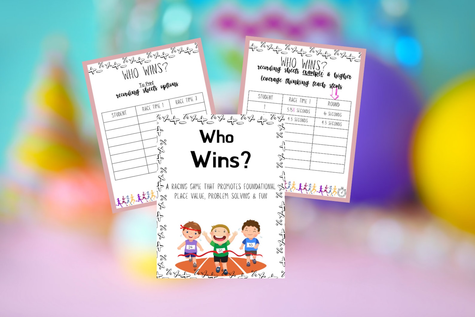 Fun Educational Games: 'who Wins? Place Value Race' - Interactive Math ...