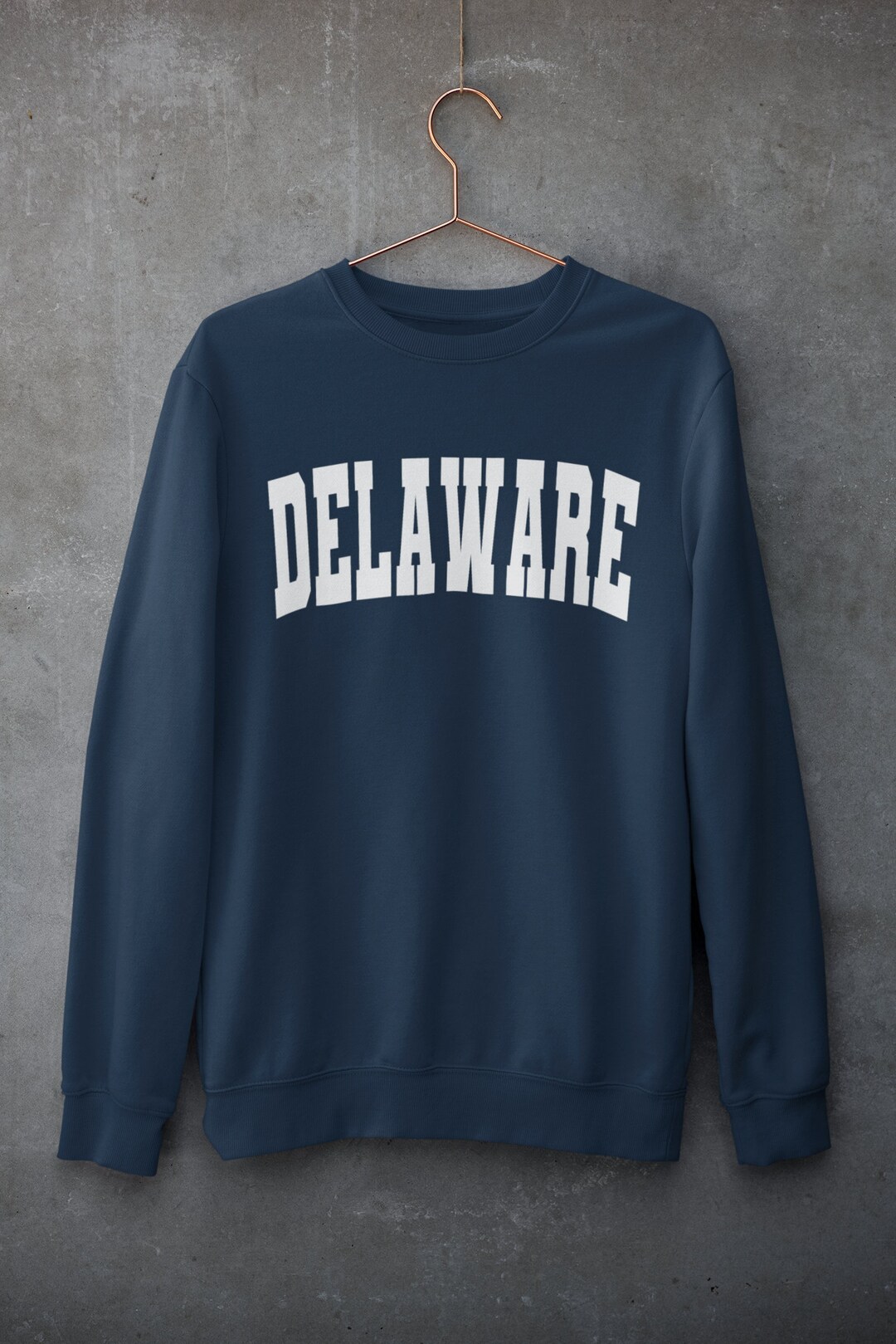 Delaware Crewneck Sweatshirt | Game Day Apparel | Travel Sweater ...