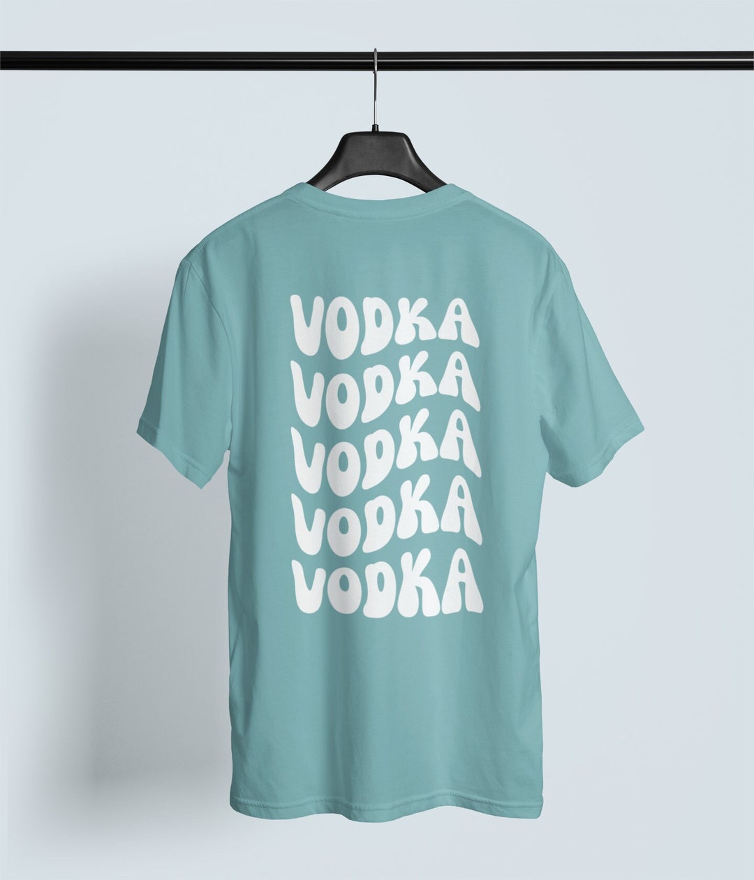 Vodka T-shirt | Comfort Colors | Retro Groovy Text | Beach Shirt ...