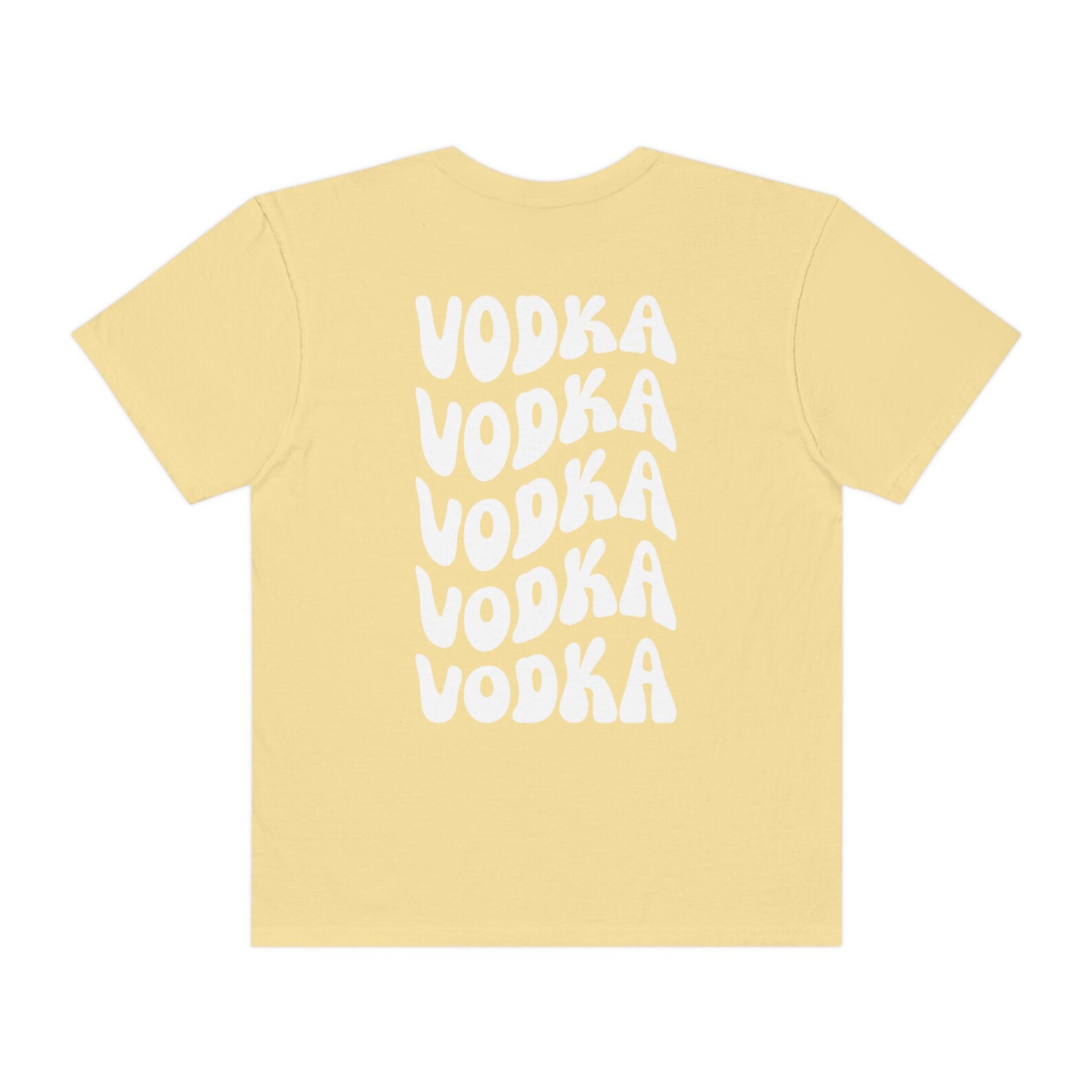 Vodka T-shirt | Comfort Colors | Retro Groovy Text | Beach Shirt ...