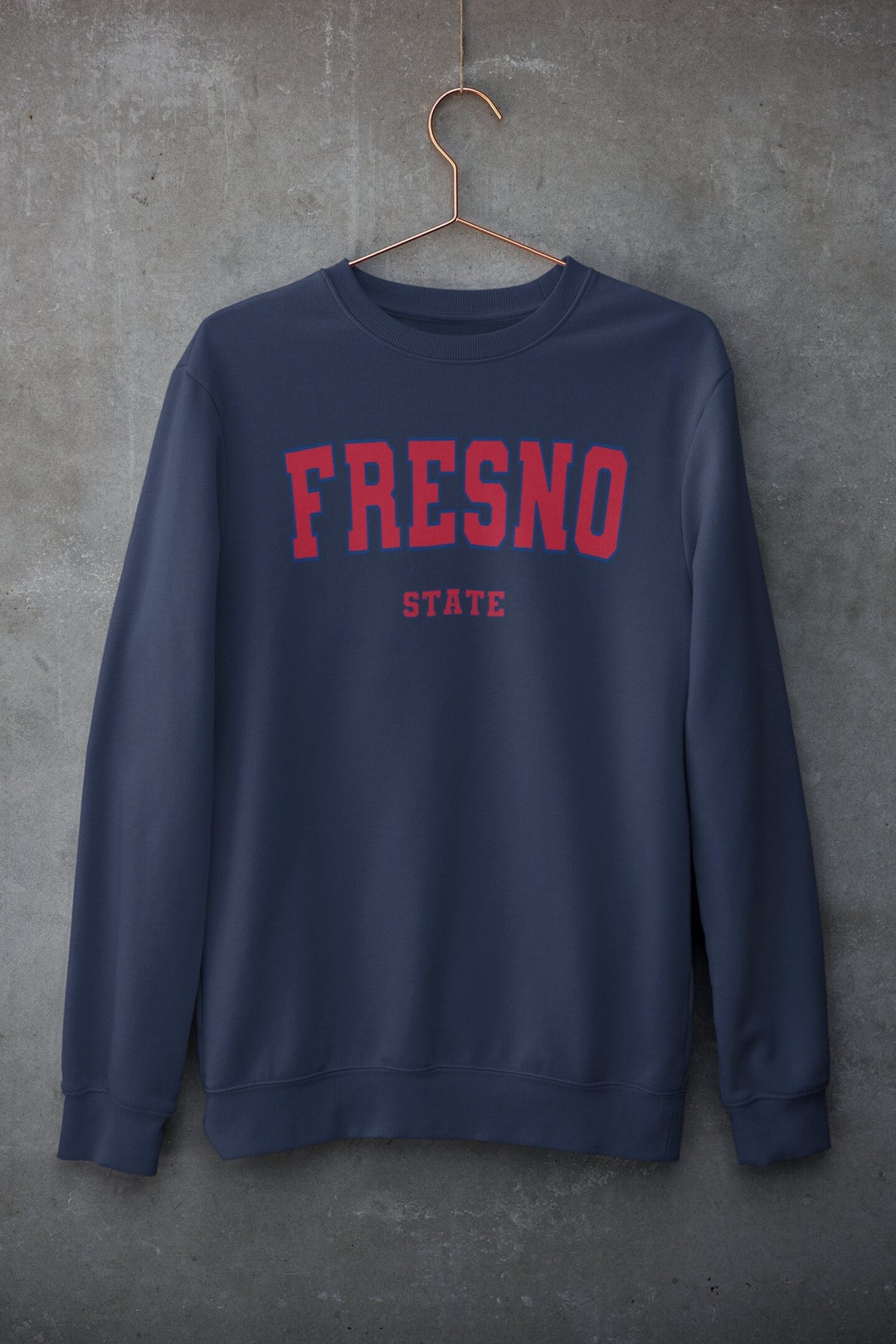 Fresno State Bulldogs Crewneck Sweatshirt | College Sweatshirt | Unisex ...
