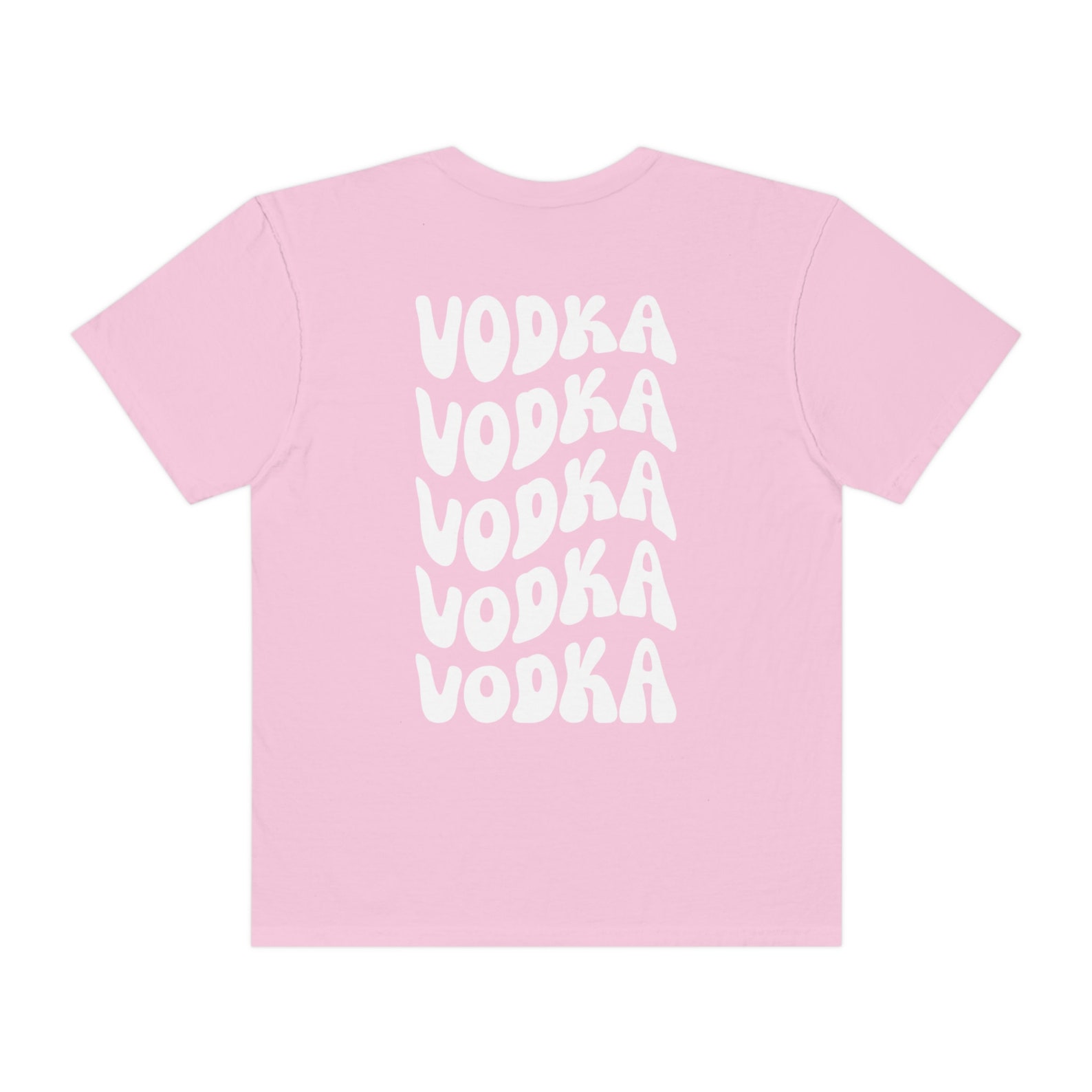 Vodka T-shirt | Comfort Colors | Retro Groovy Text | Beach Shirt ...