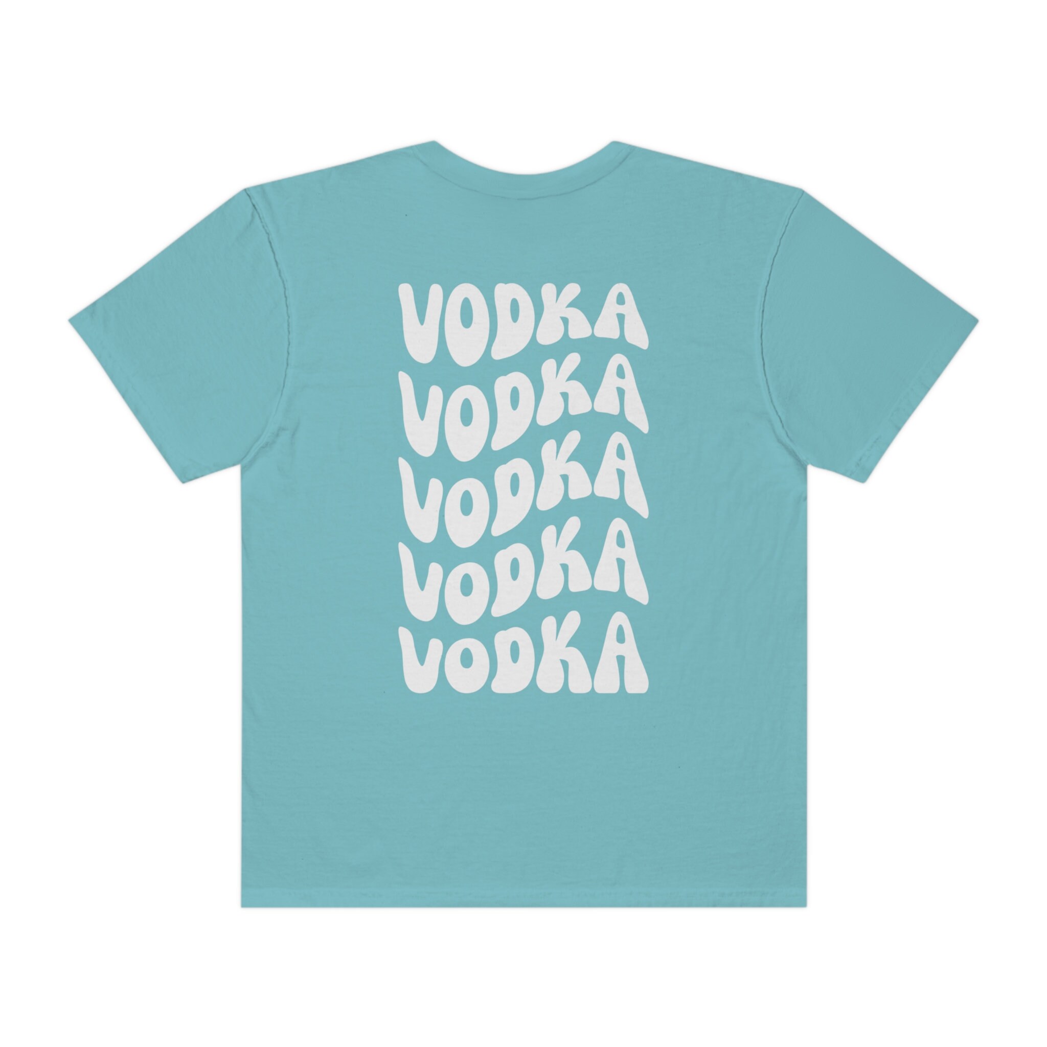Vodka T-shirt | Comfort Colors | Retro Groovy Text | Beach Shirt ...
