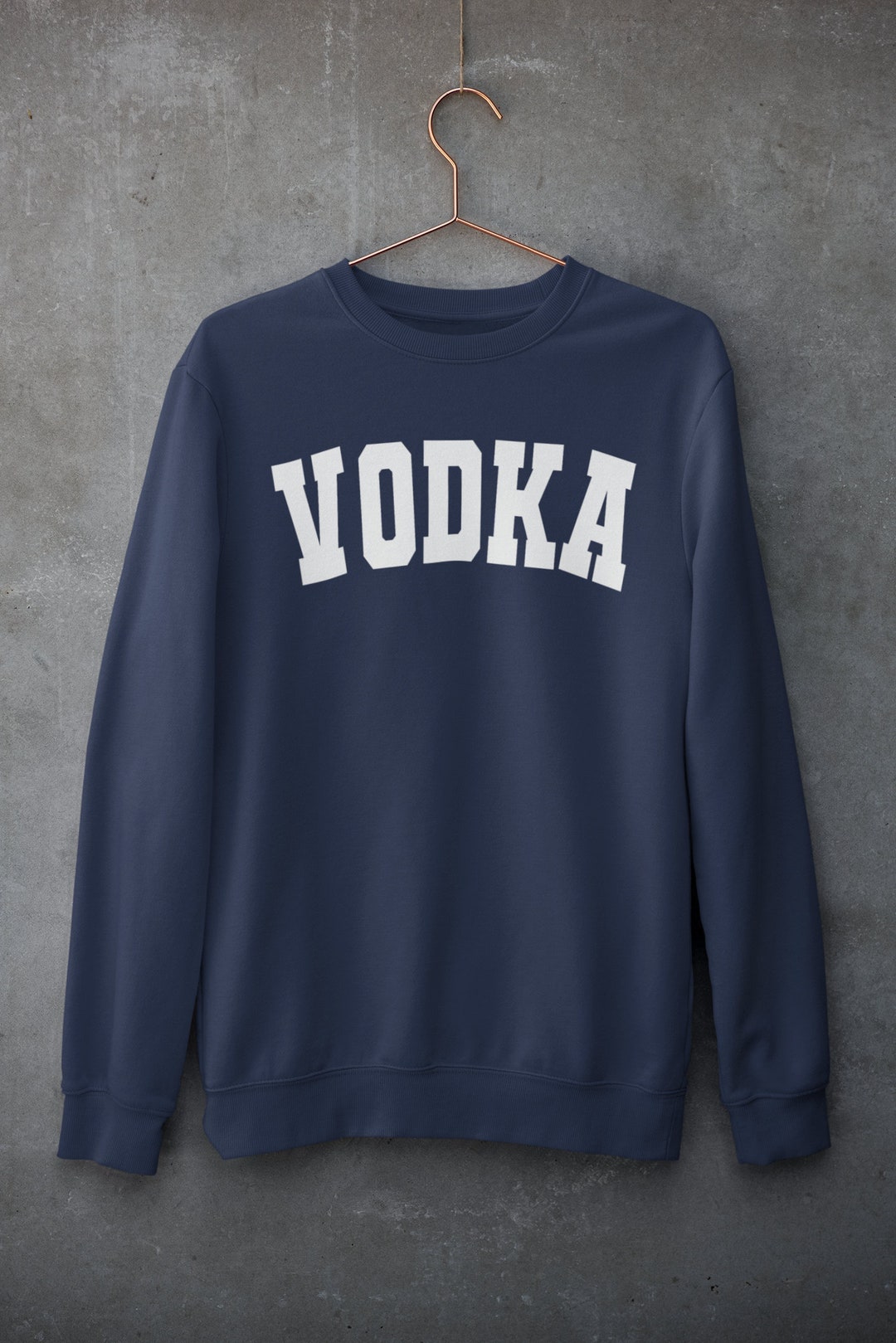Vodka Crewneck Sweatshirt | Alcohol Sweatshirt | Unisex - Etsy