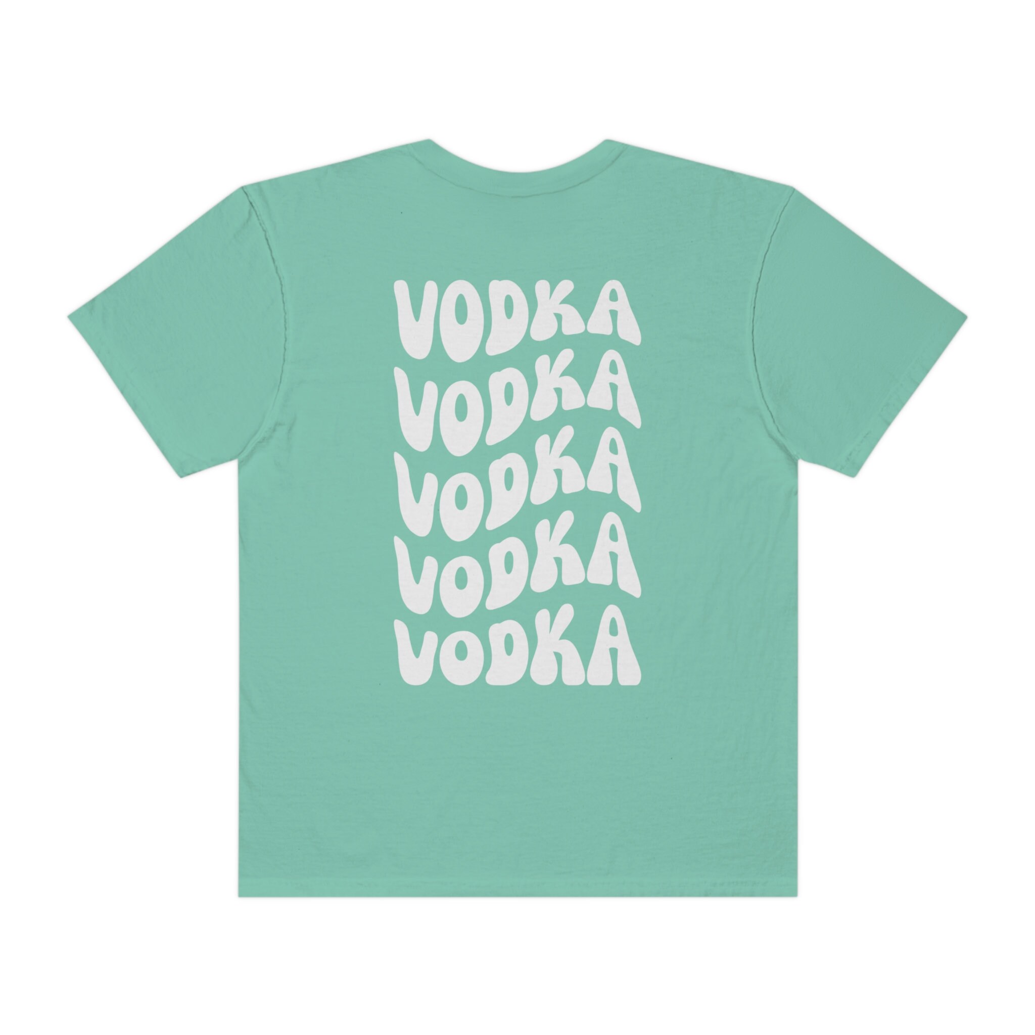 Vodka T-shirt | Comfort Colors | Retro Groovy Text | Beach Shirt ...
