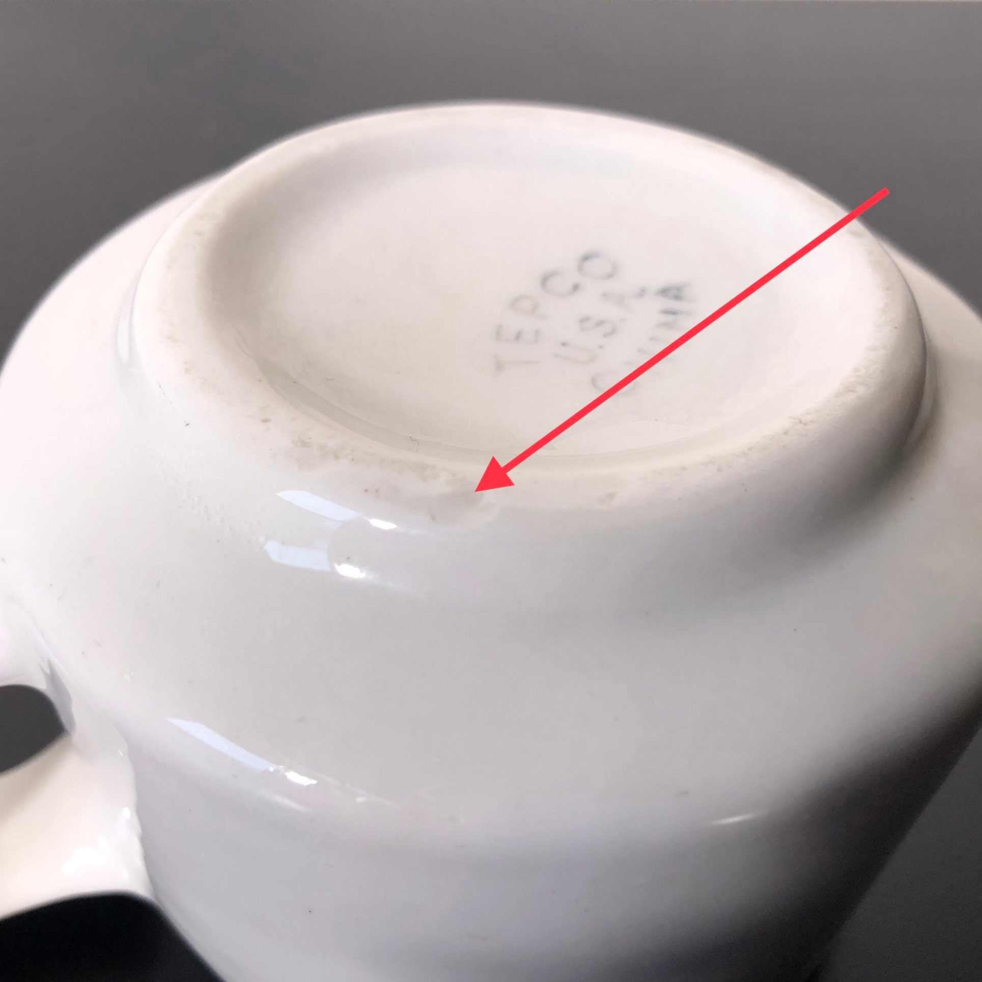 Vintage TEPCO USA China White Restaurant Ware Single Mug - Etsy