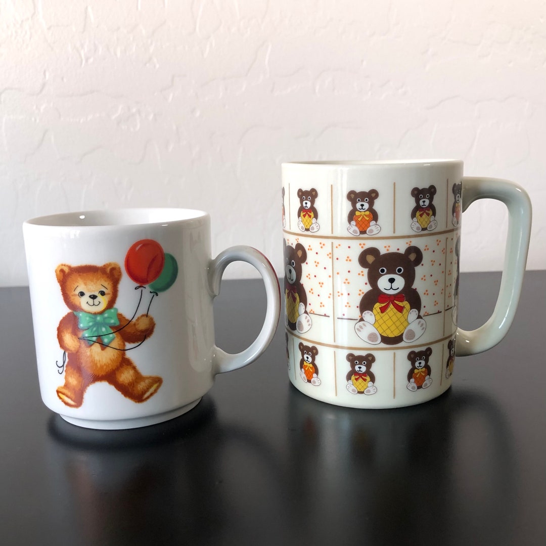 Vintage Teddy Bear Mugs Otagiri and Reutter Porzellan | Sold ...