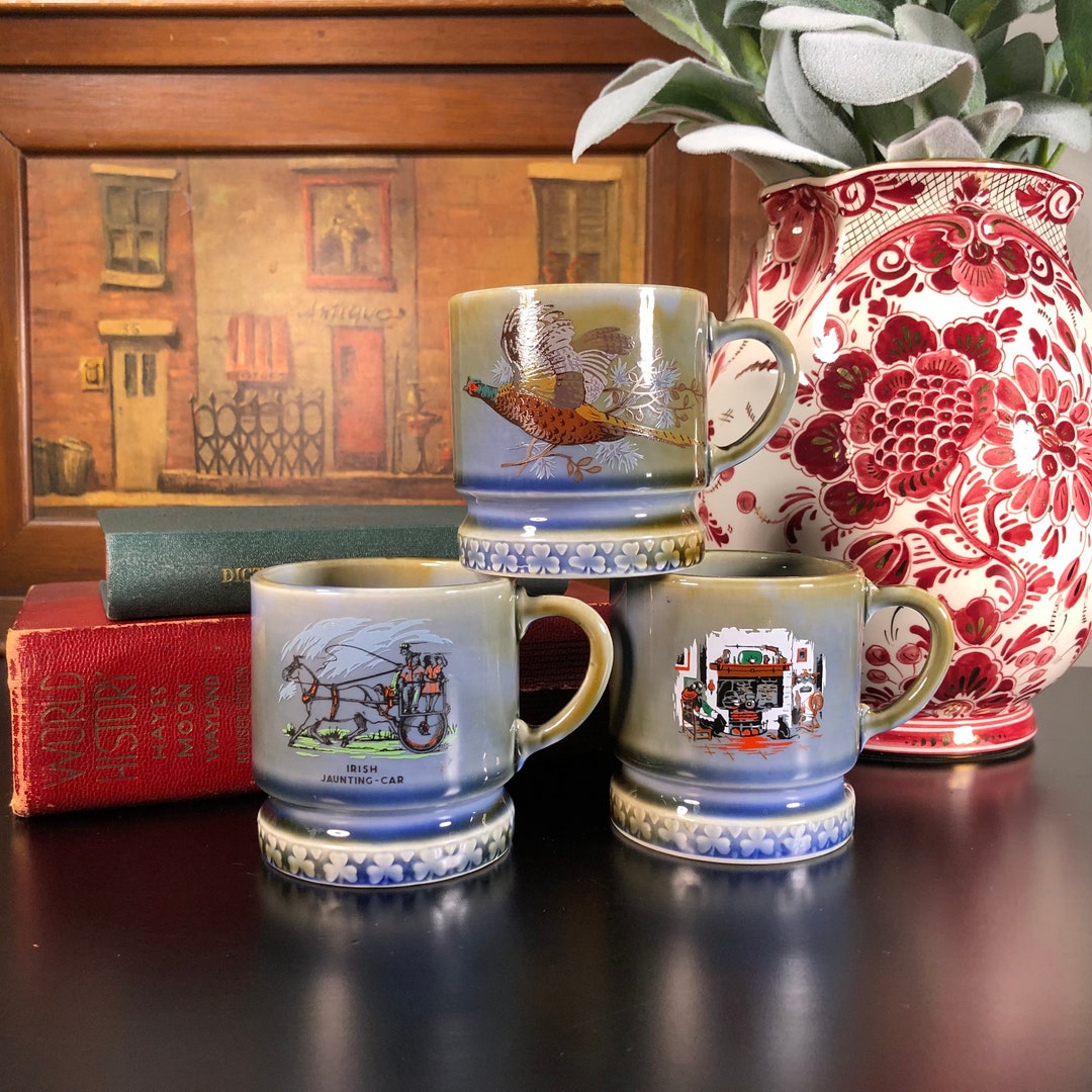Wade Irish Porcelain Mugs/cups Set of 3 Made in Ireland - Etsy