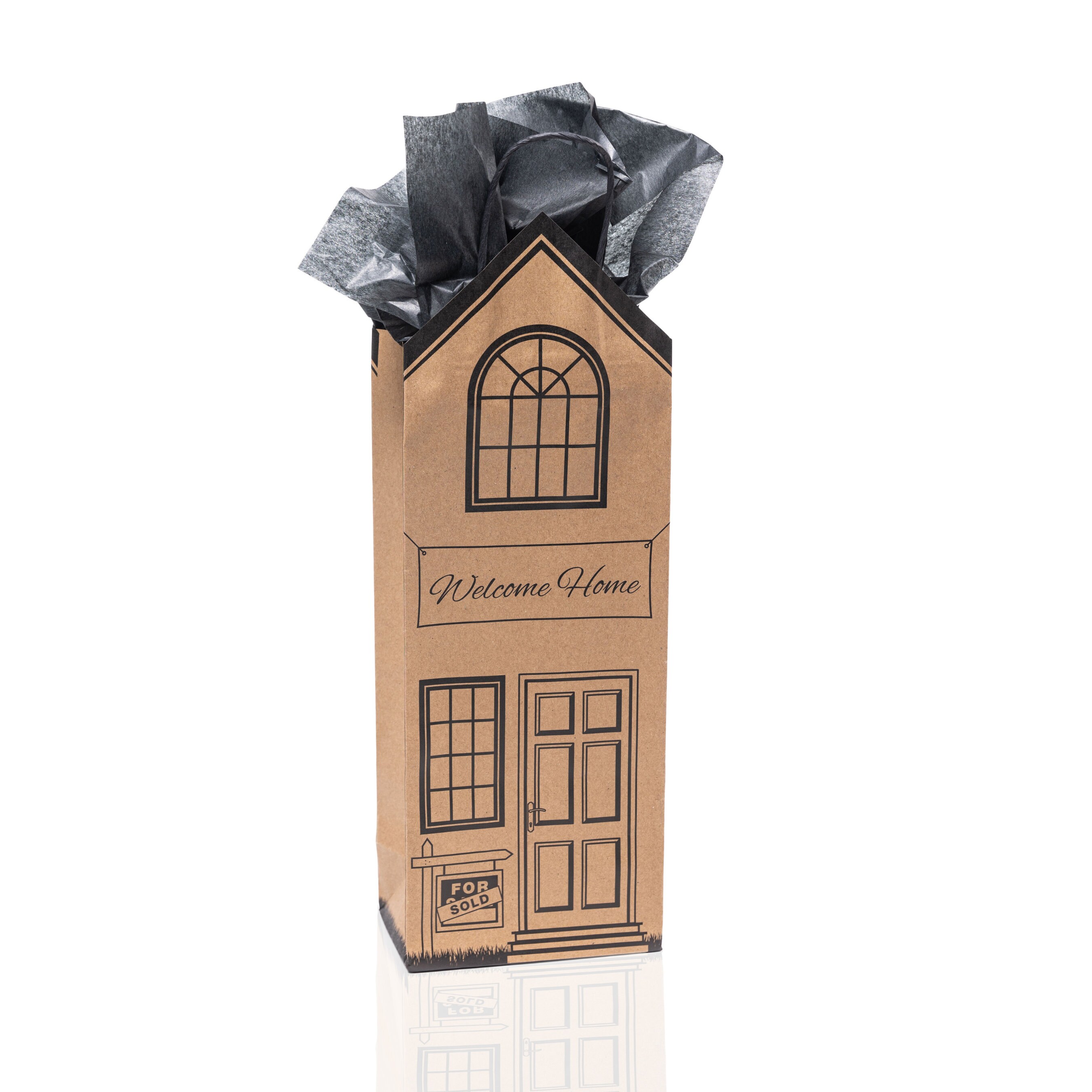 House Shaped Gift Bags Single Bottle - Etsy